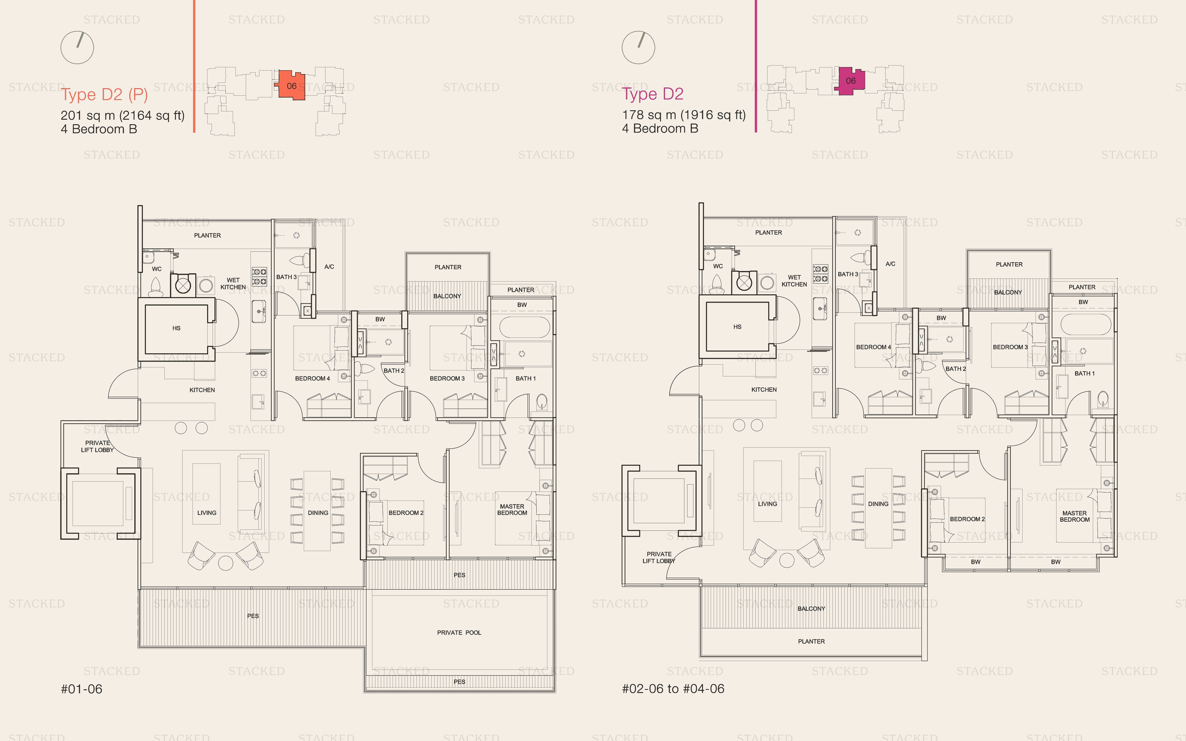 Stacked homes - Ola Residences Singapore Condo Floor Plans, Images And ...