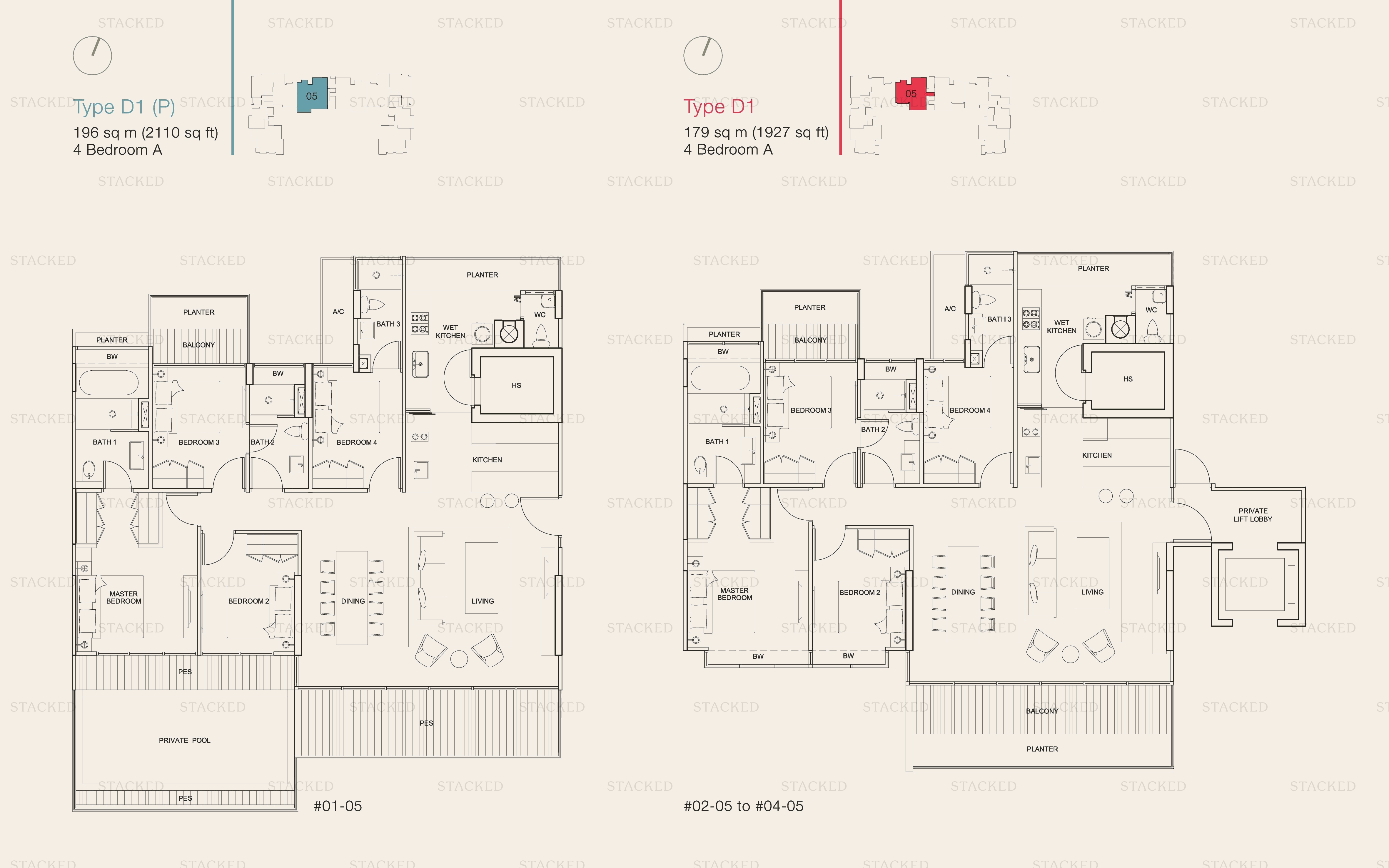 Stacked homes - Ola Residences Singapore Condo Floor Plans, Images And ...