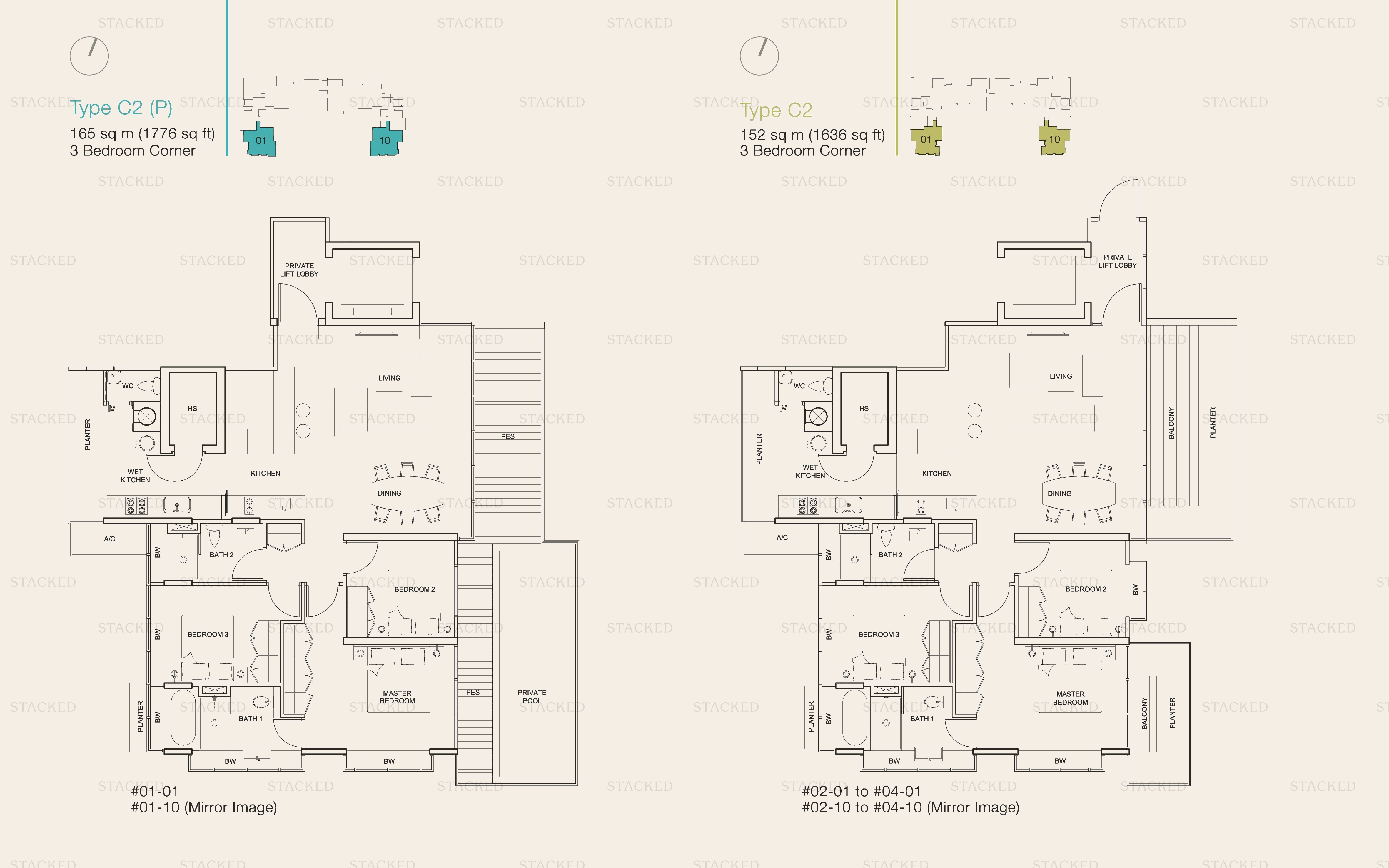 Stacked homes - Ola Residences Singapore Condo Floor Plans, Images And ...