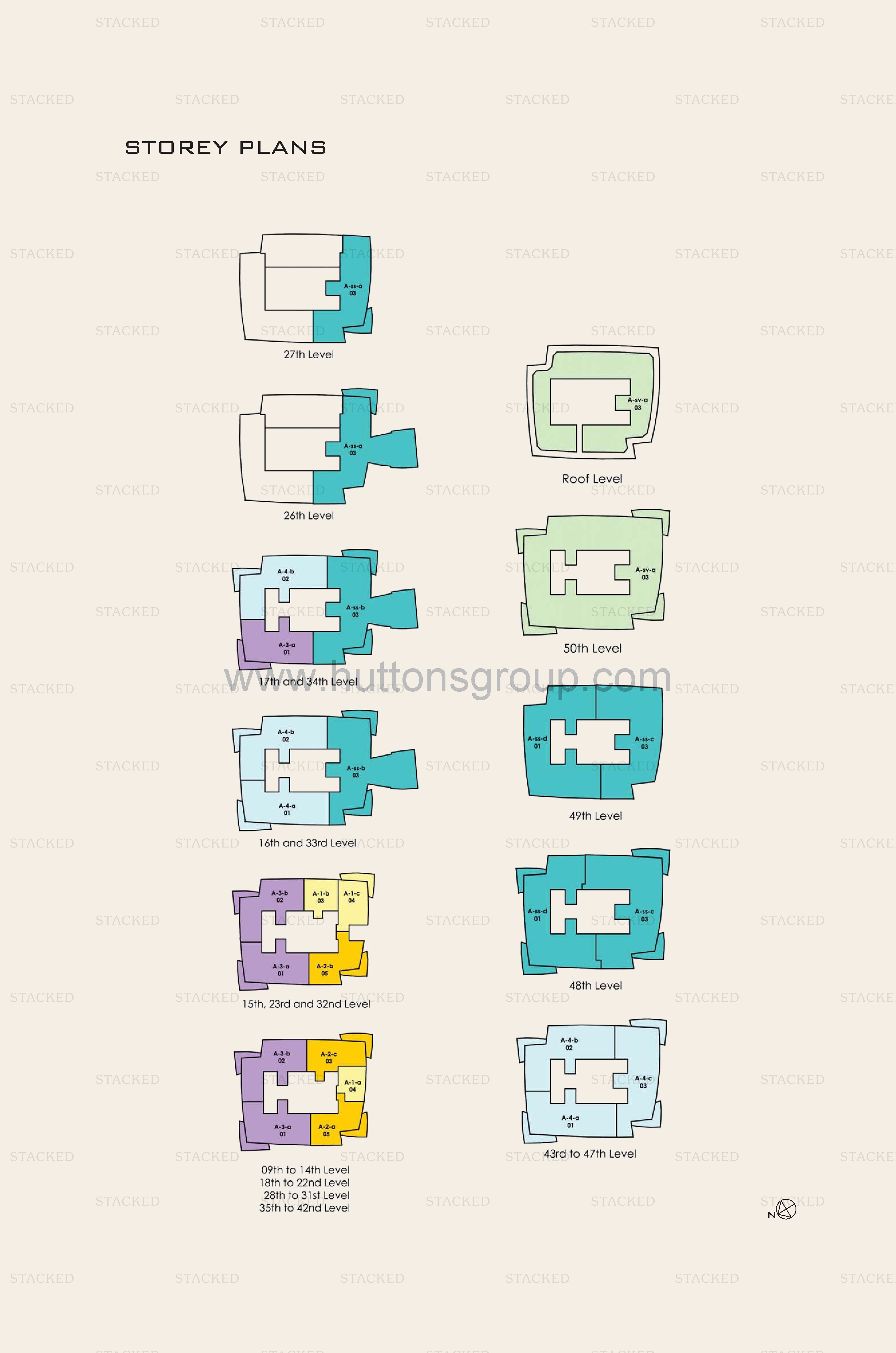Stacked homes - One Shenton Singapore Condo Floor Plans, Images And ...