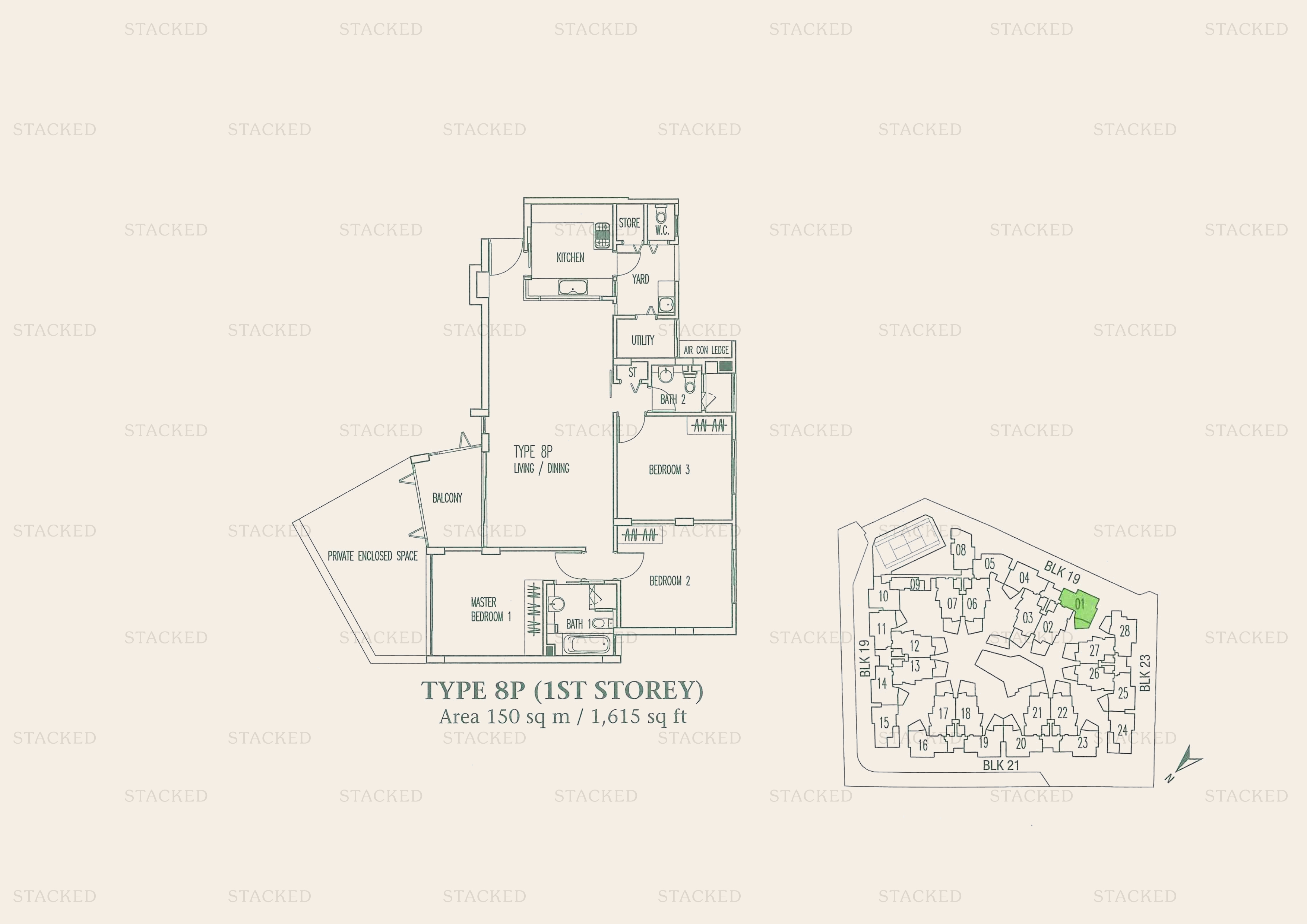 Stacked homes - Palm Grove Condominium Singapore Condo Floor Plans ...