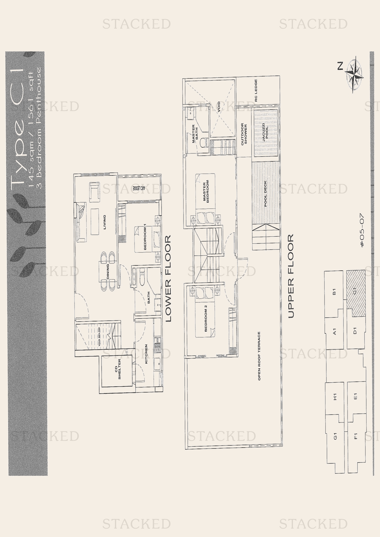 Stacked homes - Palmera East Singapore Condo Floor Plans, Images And ...