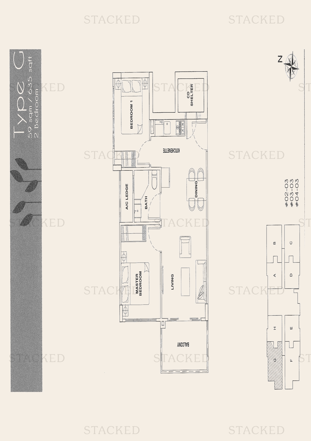 Stacked homes - Palmera East Singapore Condo Floor Plans, Images And ...
