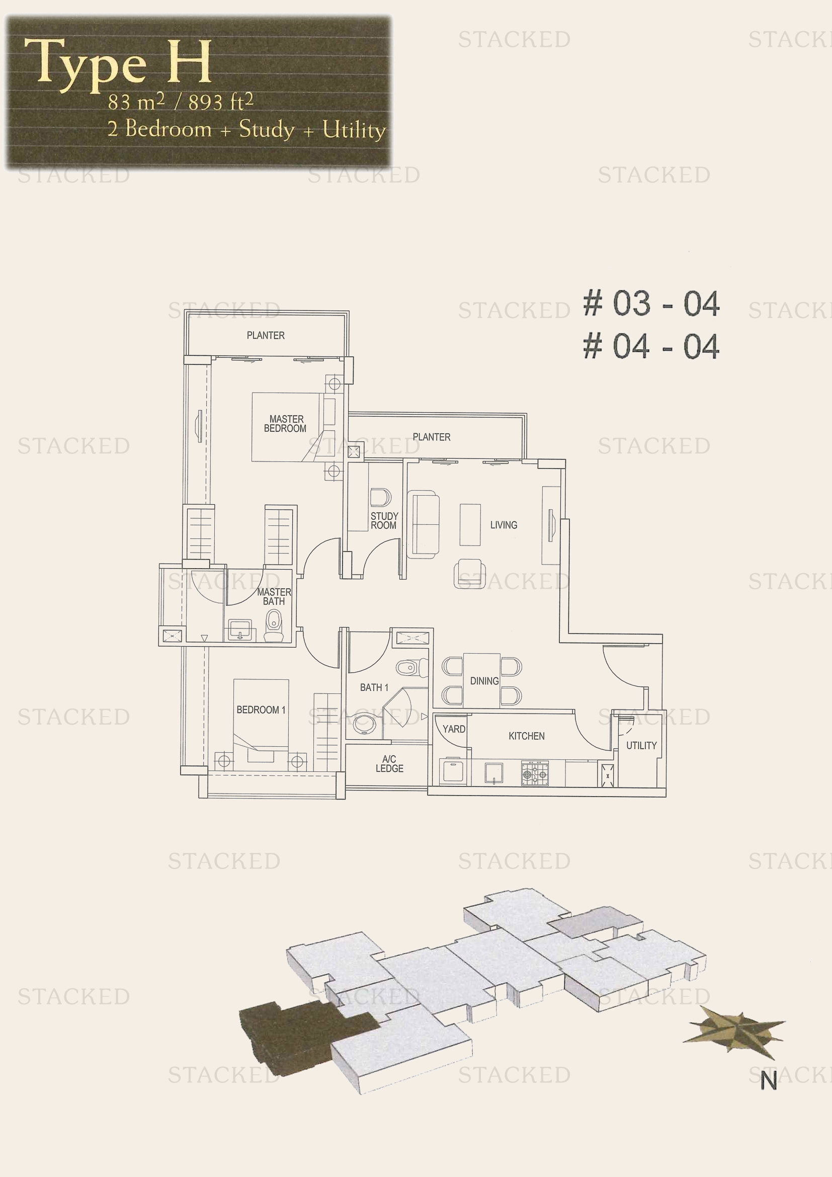 Stacked homes - Palmera Residence Singapore Condo Floor Plans, Images ...