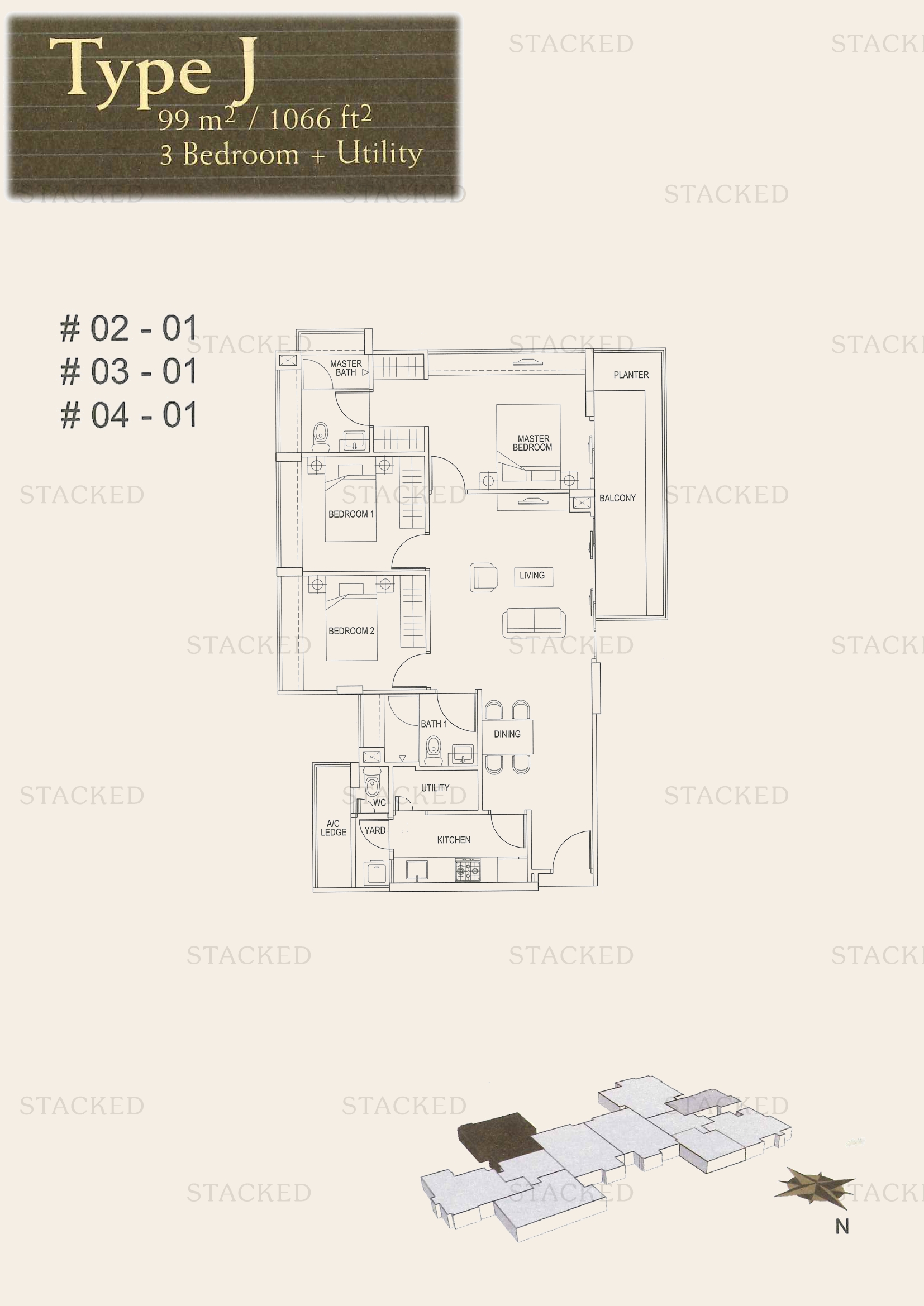 Stacked homes - Palmera Residence Singapore Condo Floor Plans, Images ...