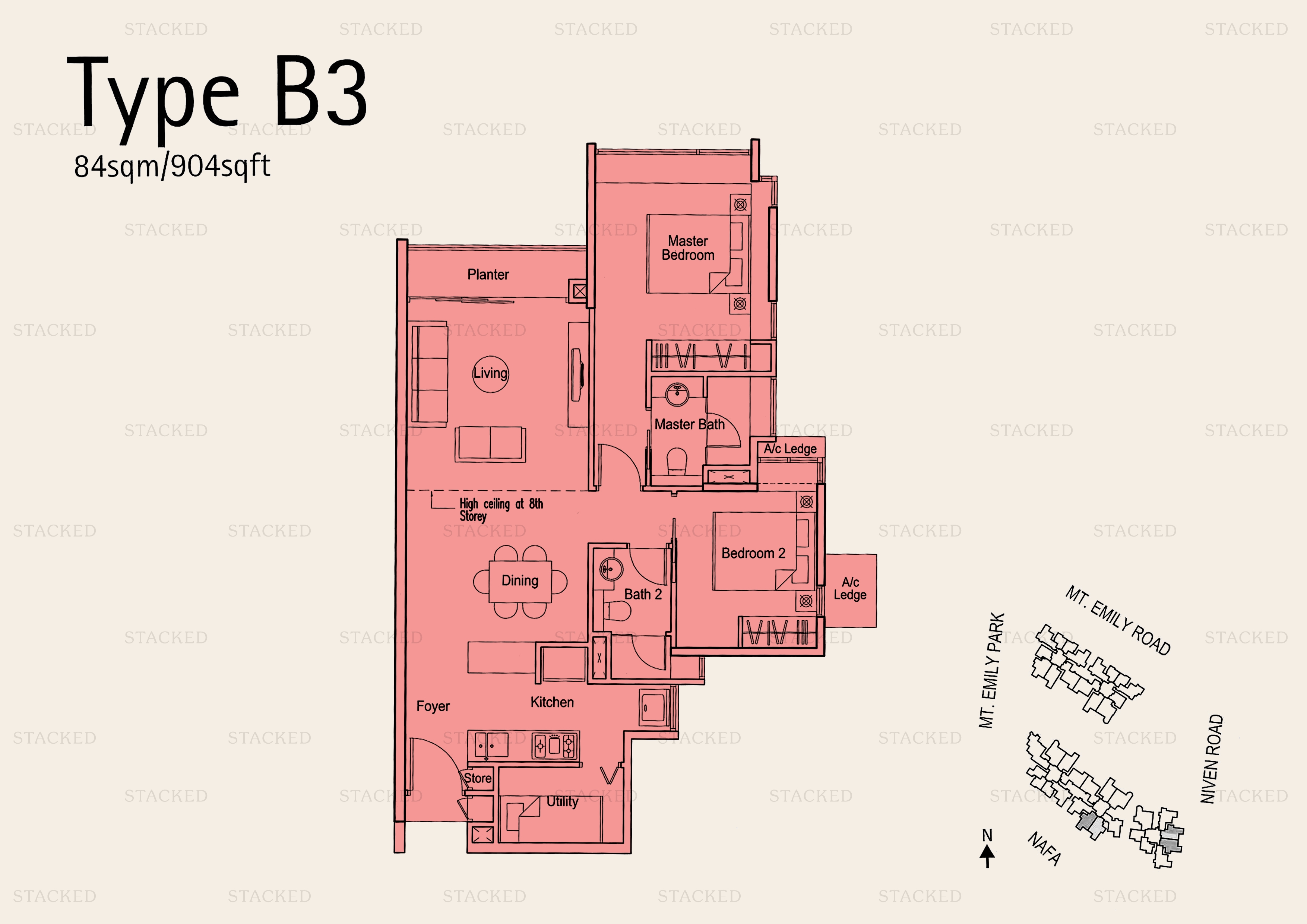 Stacked homes - Parc Emily Singapore Condo Floor Plans, Images And ...