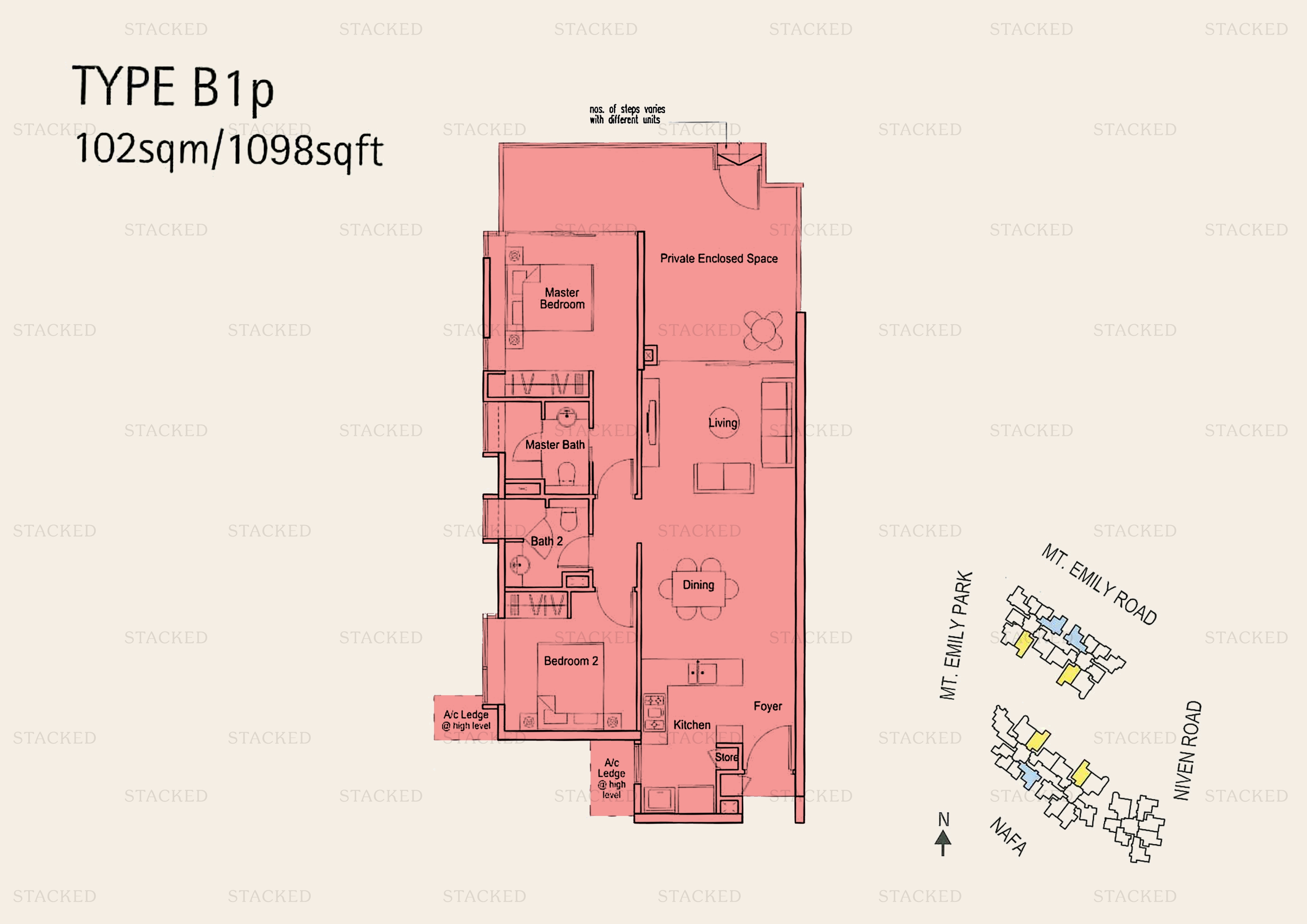 Stacked homes - Parc Emily Singapore Condo Floor Plans, Images And ...
