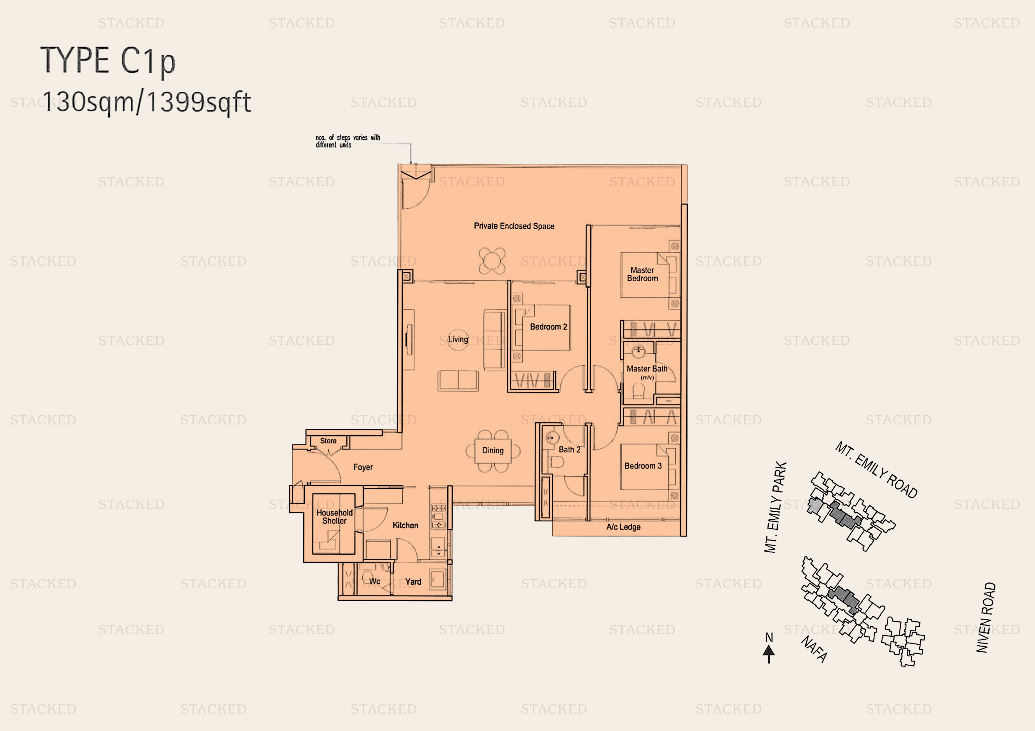Stacked homes - Parc Emily Singapore Condo Floor Plans, Images And ...
