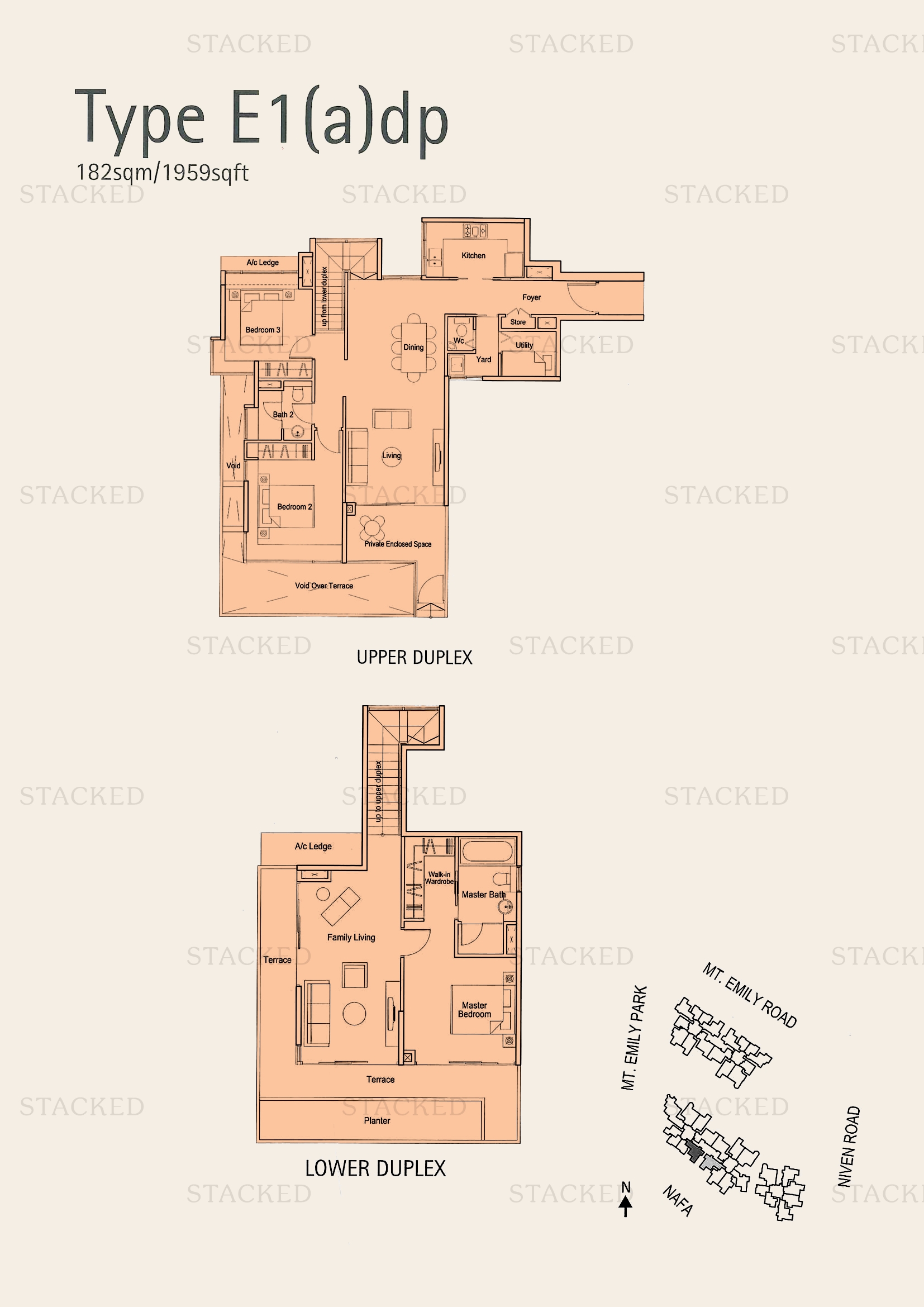 Stacked homes - Parc Emily Singapore Condo Floor Plans, Images And ...
