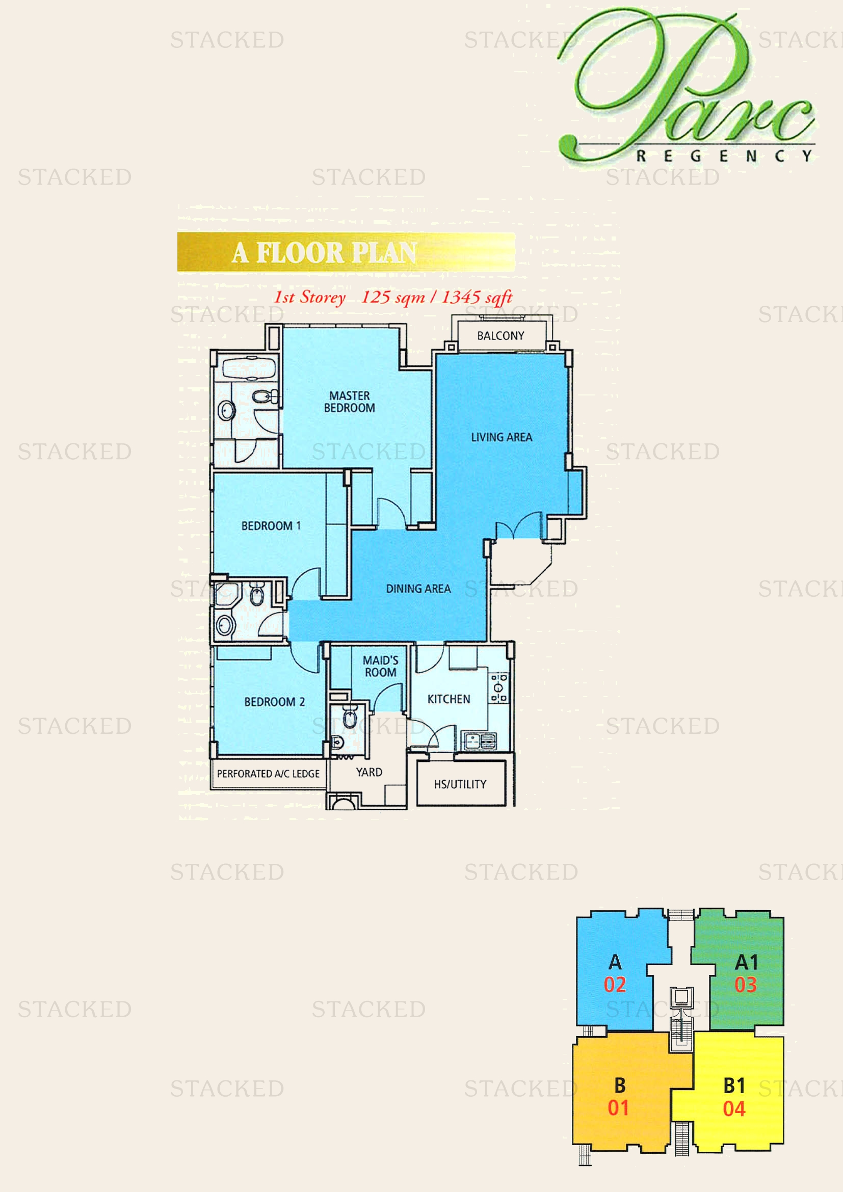 Stacked homes - Parc Regency Singapore Condo Floor Plans, Images And ...