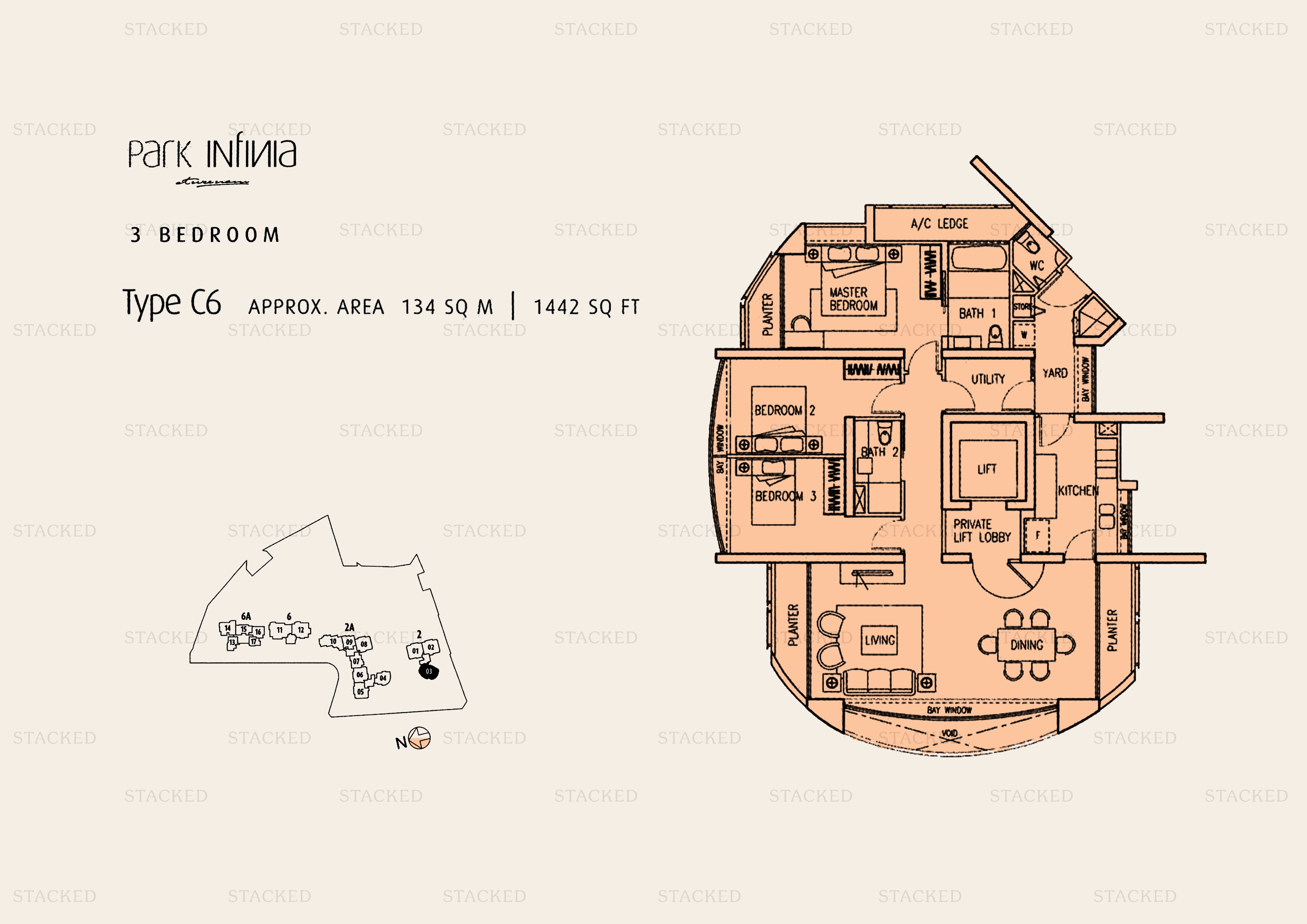 Stacked homes - Park Infinia At Wee Nam Singapore Condo Floor Plans ...