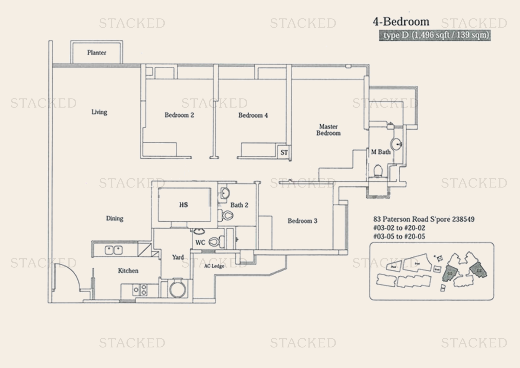 Stacked homes - Paterson Residence Singapore Condo Floor Plans, Images ...