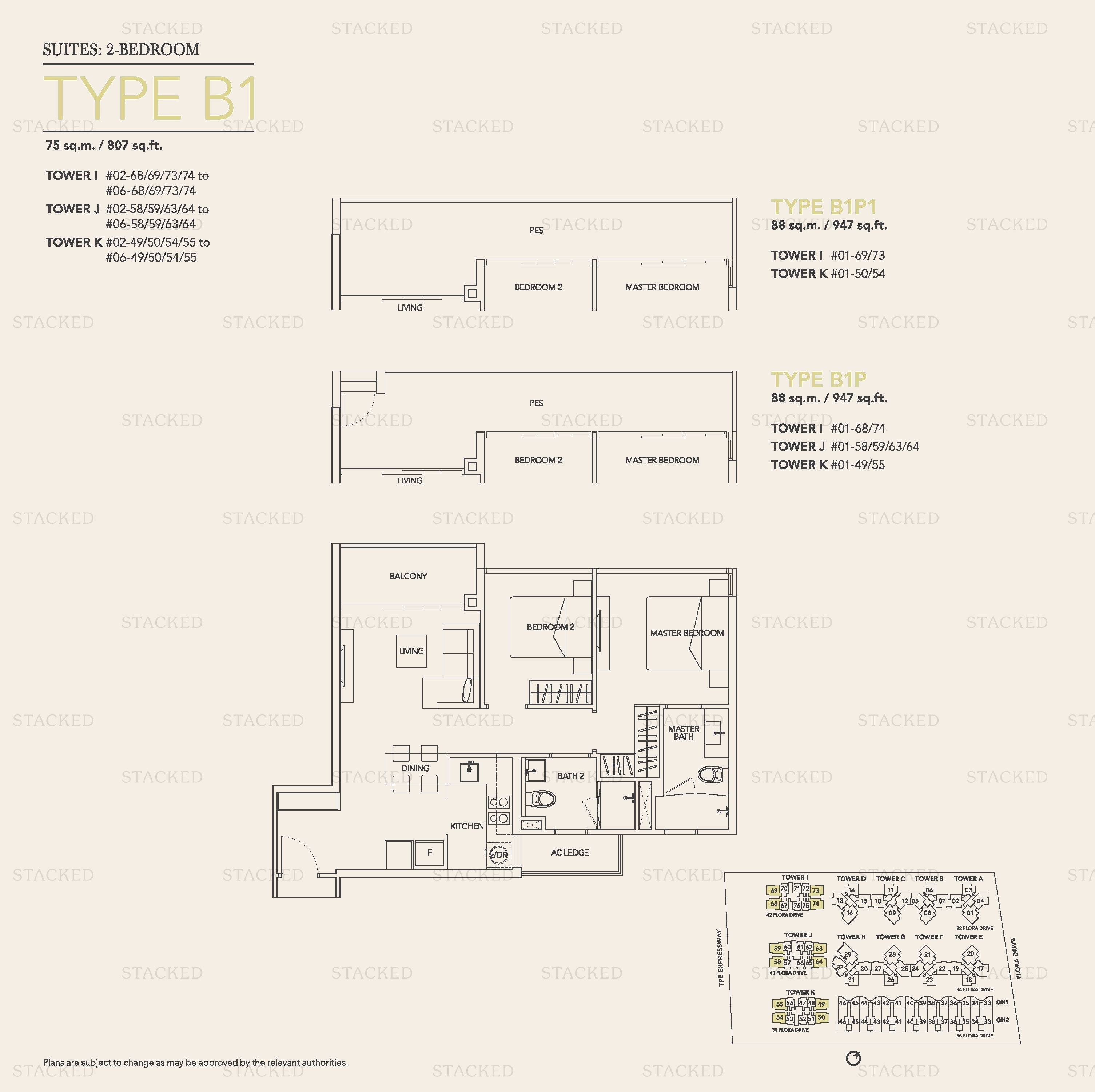 Stacked homes - Palm Isles Singapore Condo Floor Plans, Images And ...