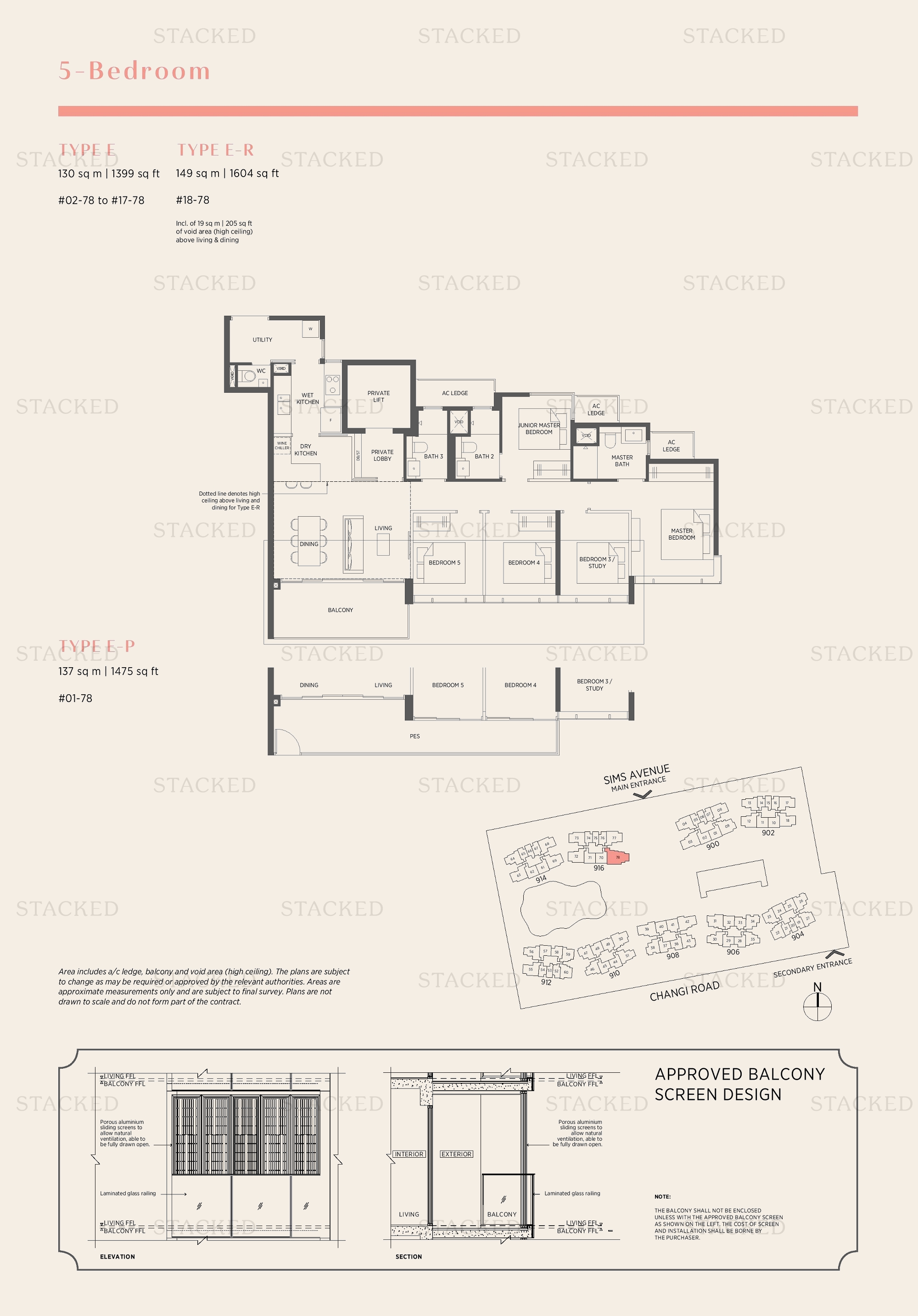 Stacked homes - Parc Esta Singapore Condo Floor Plans, Images And ...