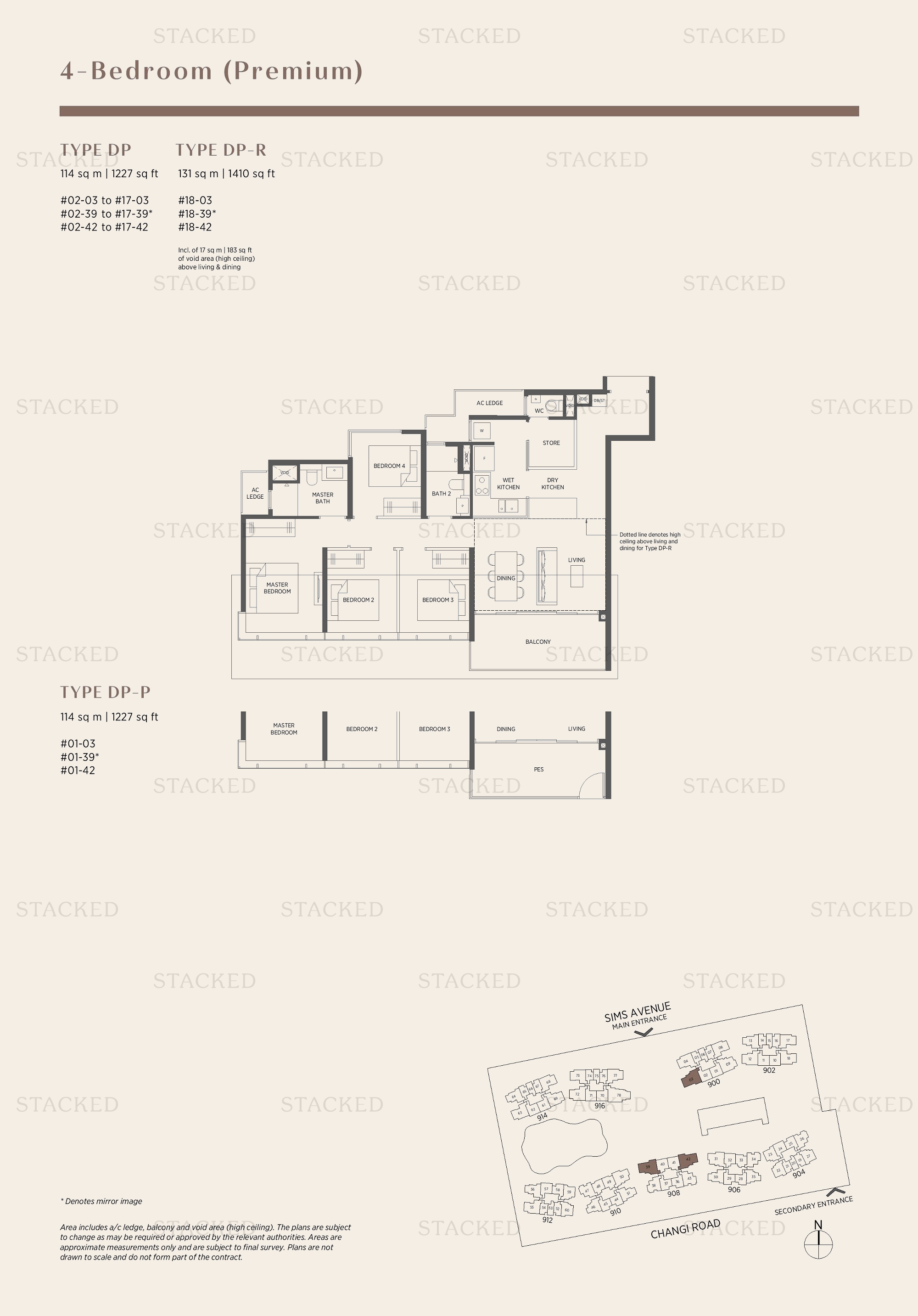 Stacked homes - Parc Esta Singapore Condo Floor Plans, Images And ...