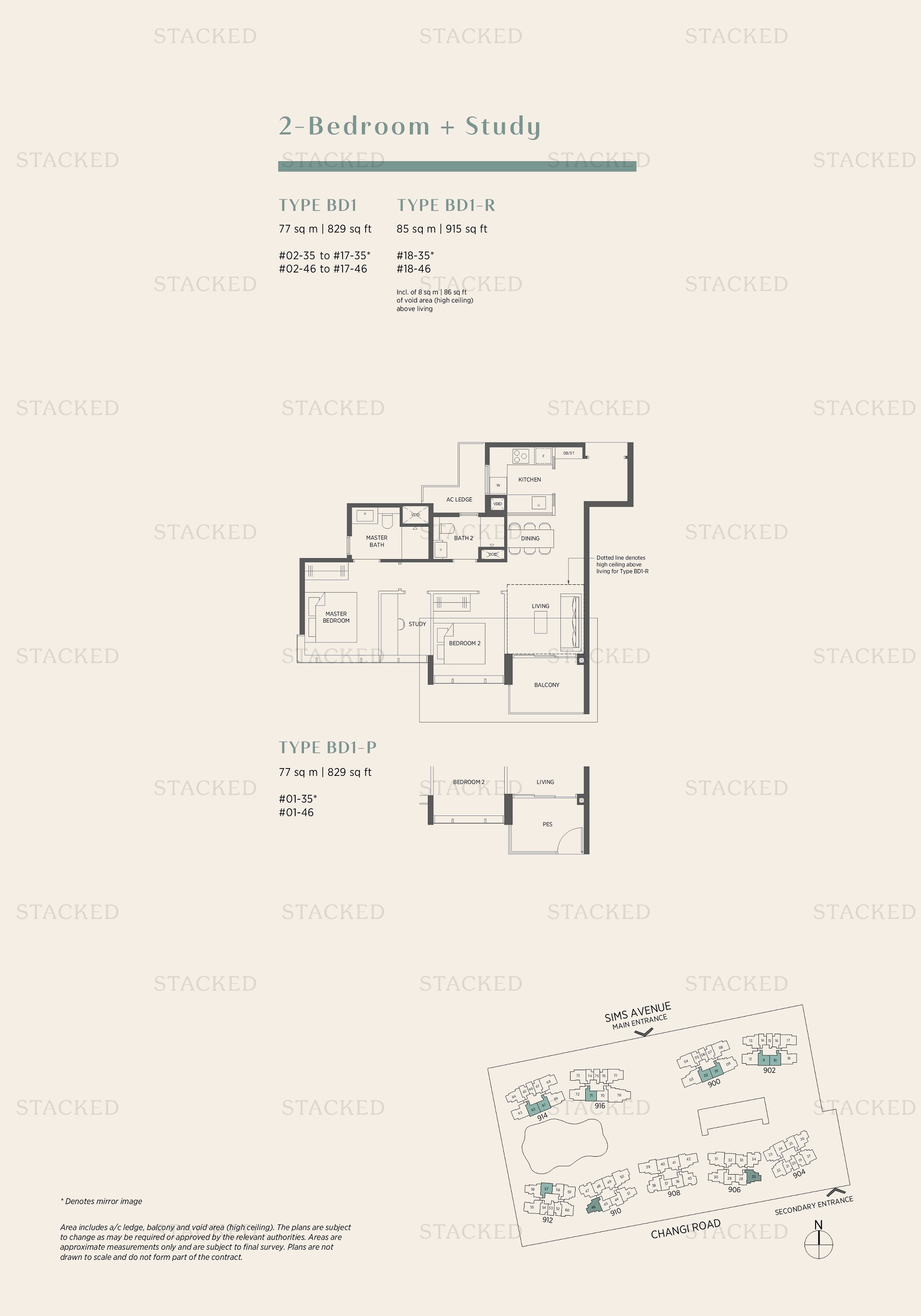 Stacked homes - Parc Esta Singapore Condo Floor Plans, Images And ...