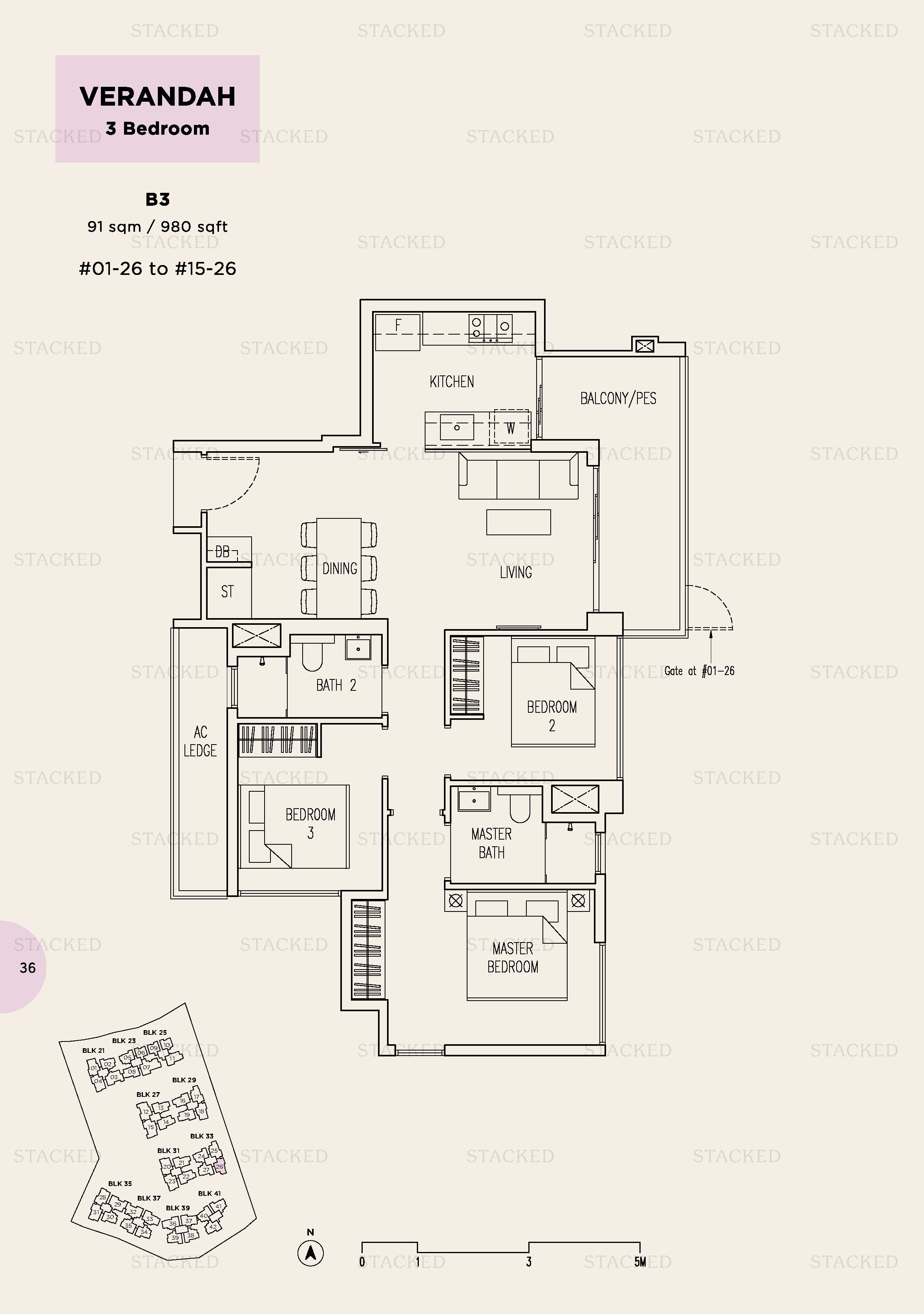 Stacked homes - Parc Life Singapore Condo Floor Plans, Images And ...