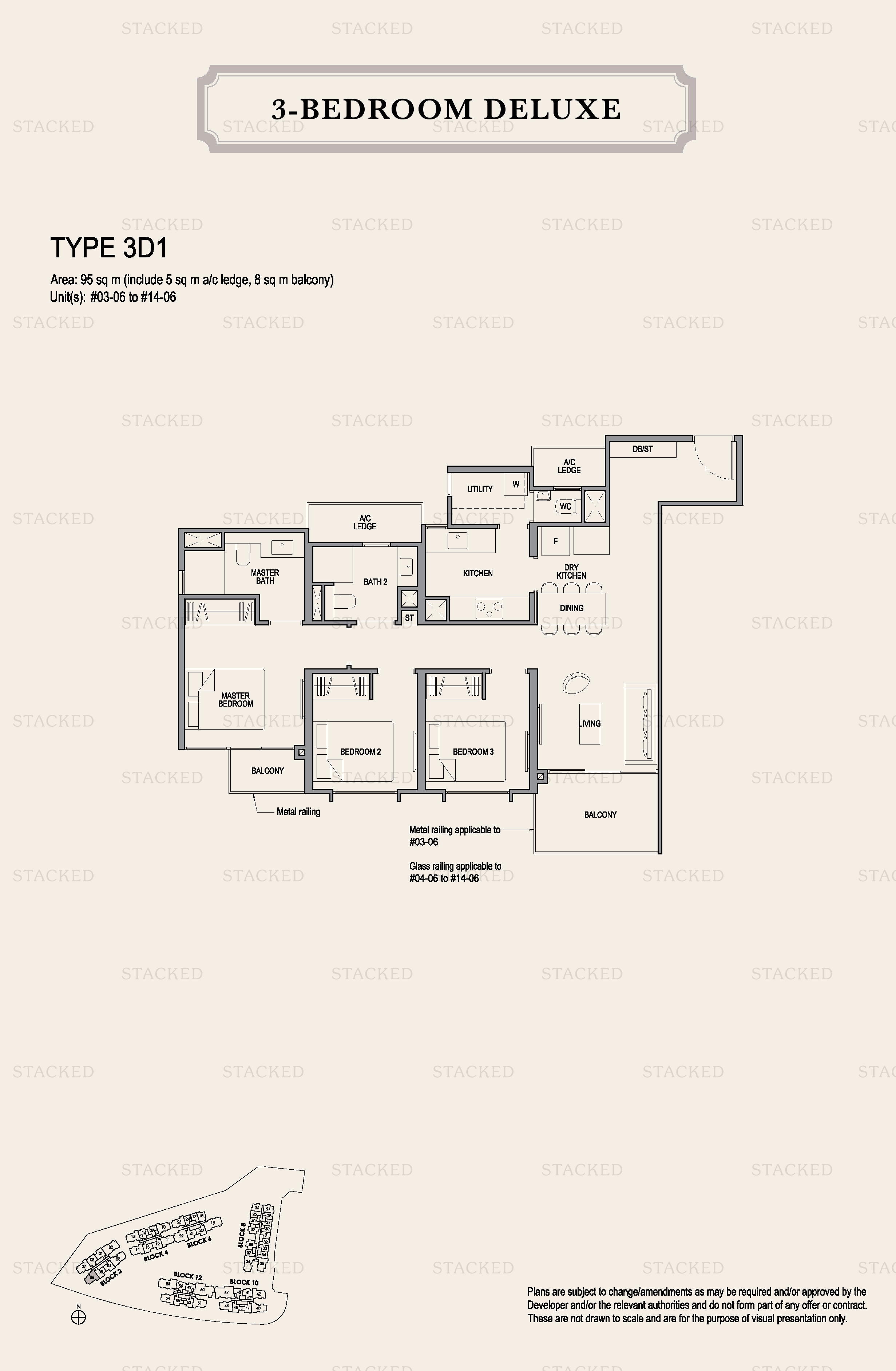 Stacked homes - Park Colonial Singapore Condo Floor Plans, Images And ...