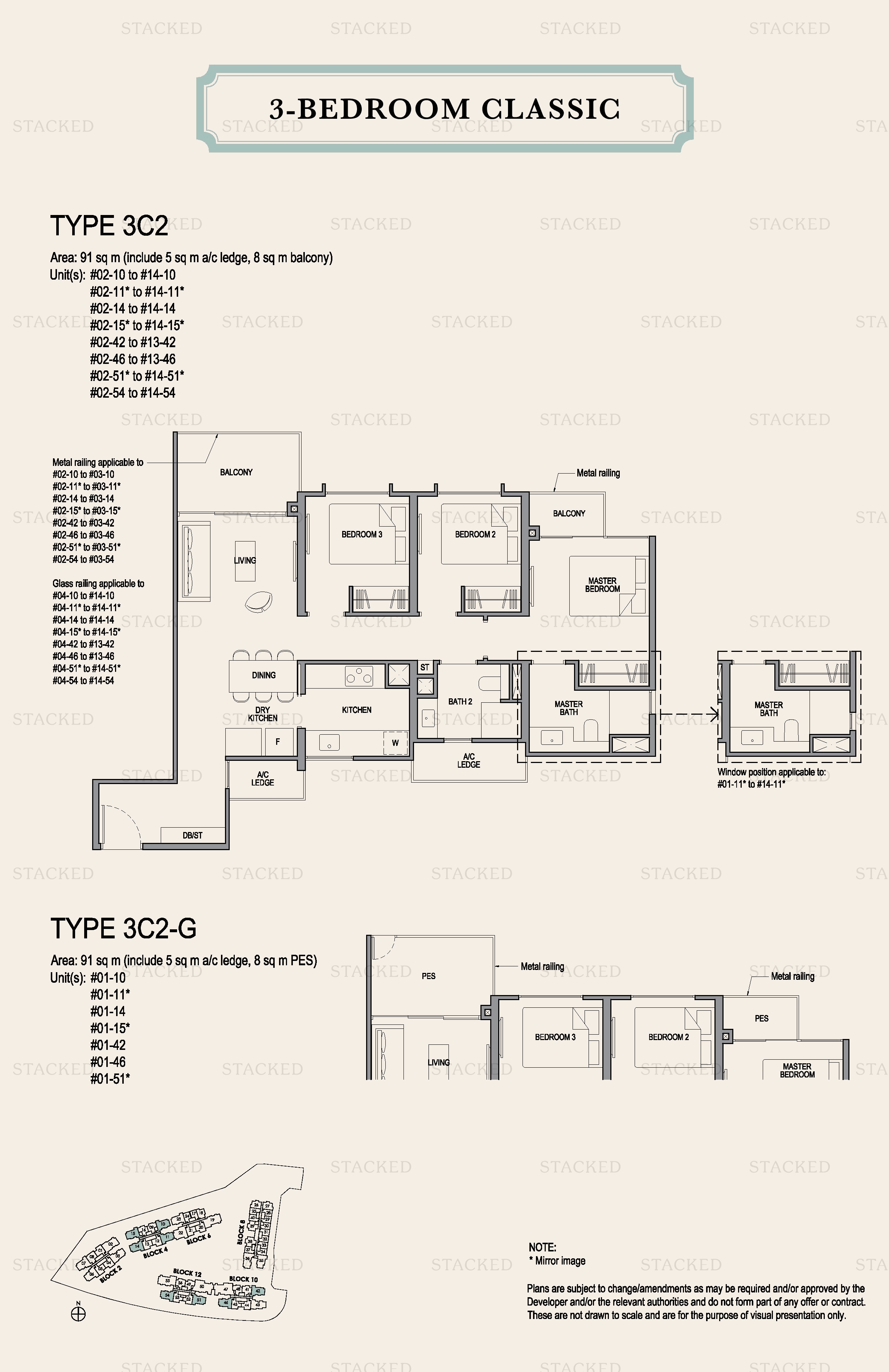 Stacked homes - Park Colonial Singapore Condo Floor Plans, Images And ...