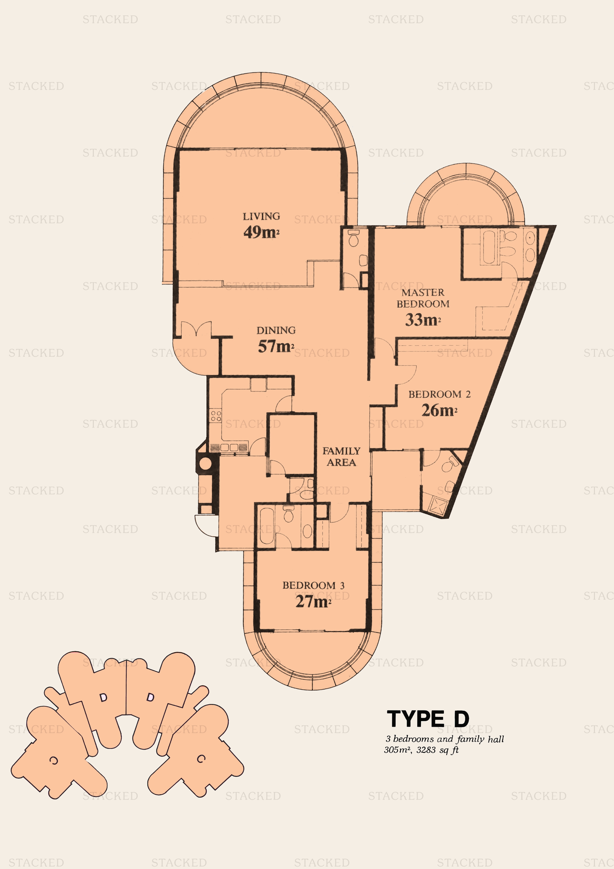 Stacked homes - Regency Park Singapore Condo Floor Plans, Images And ...