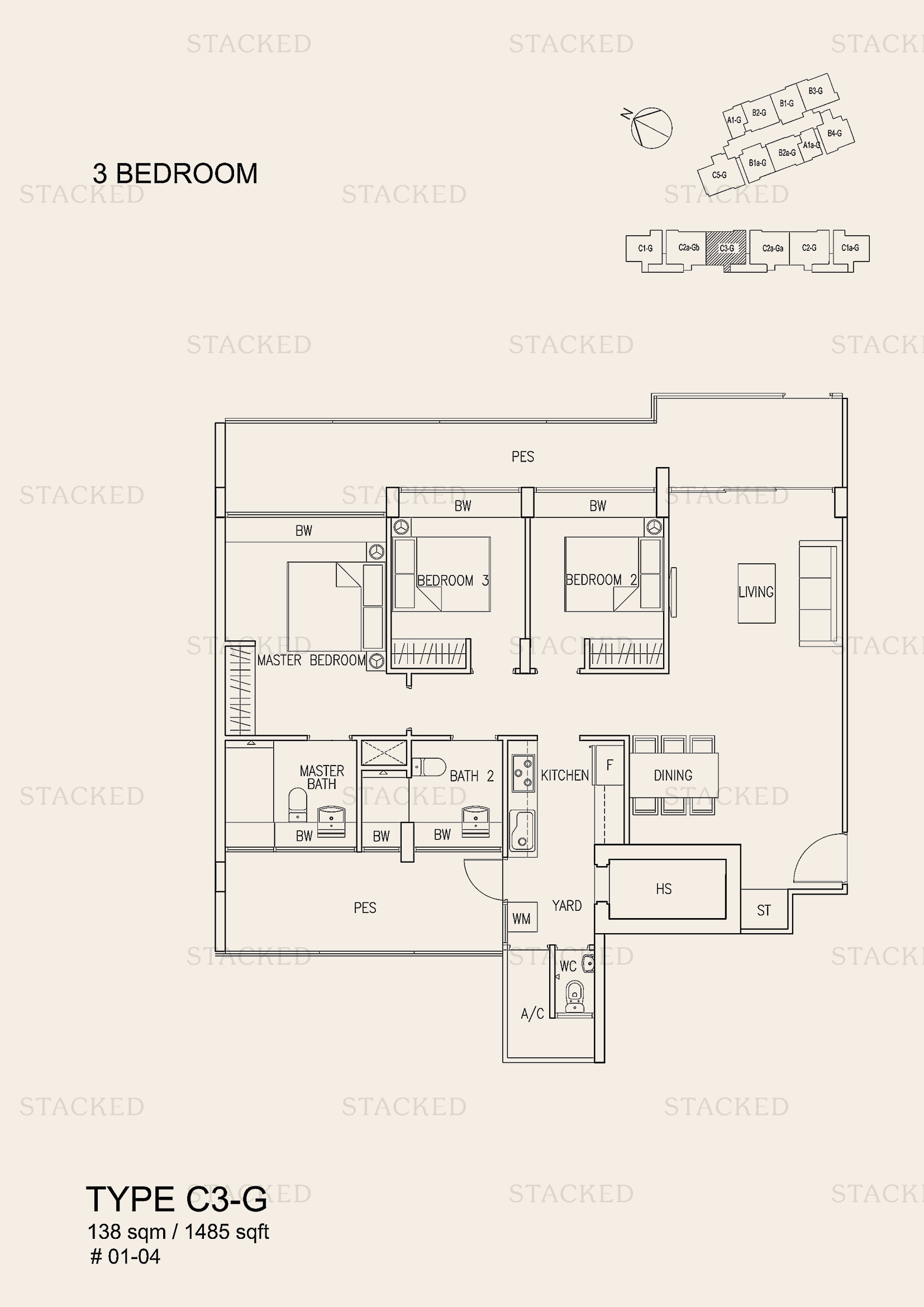 Stacked homes - Residences Botanique Singapore Condo Floor Plans ...