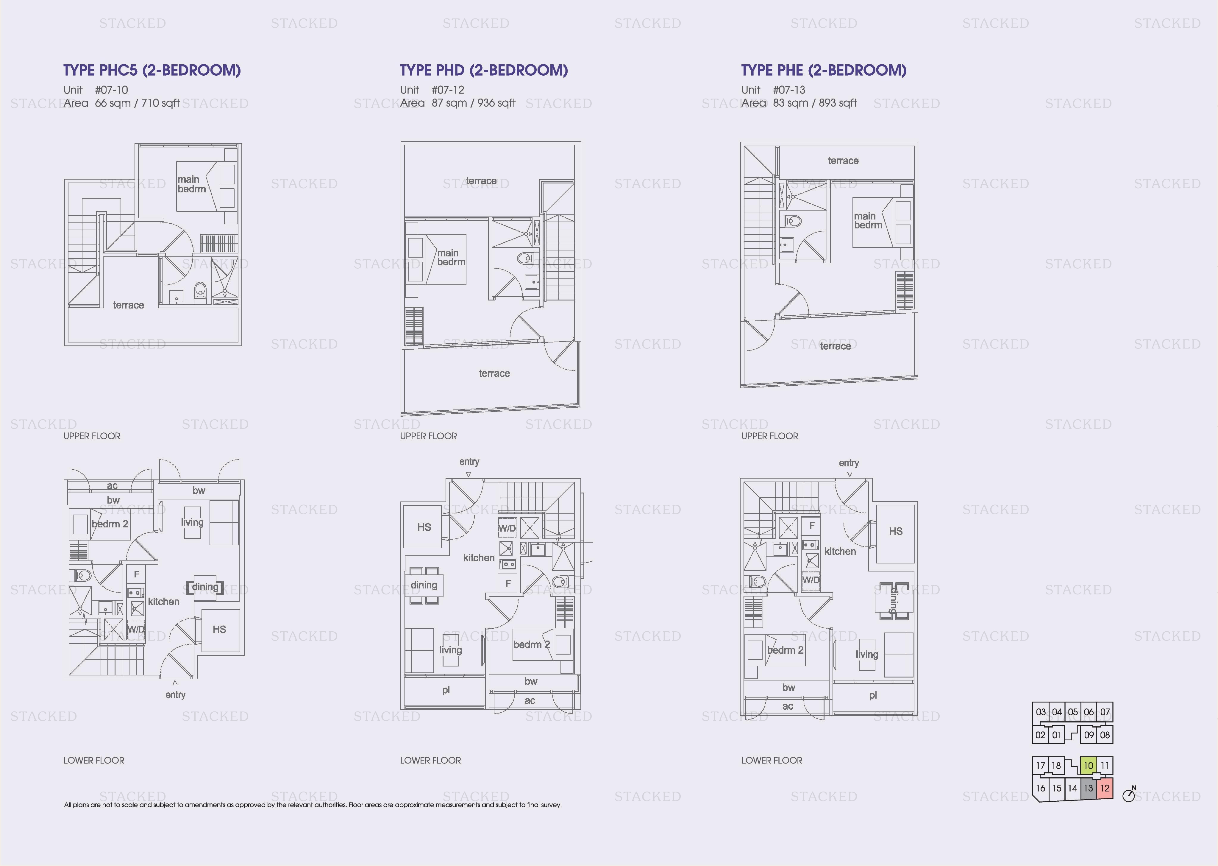 Stacked homes - Rv Edge Singapore Condo Floor Plans, Images And ...