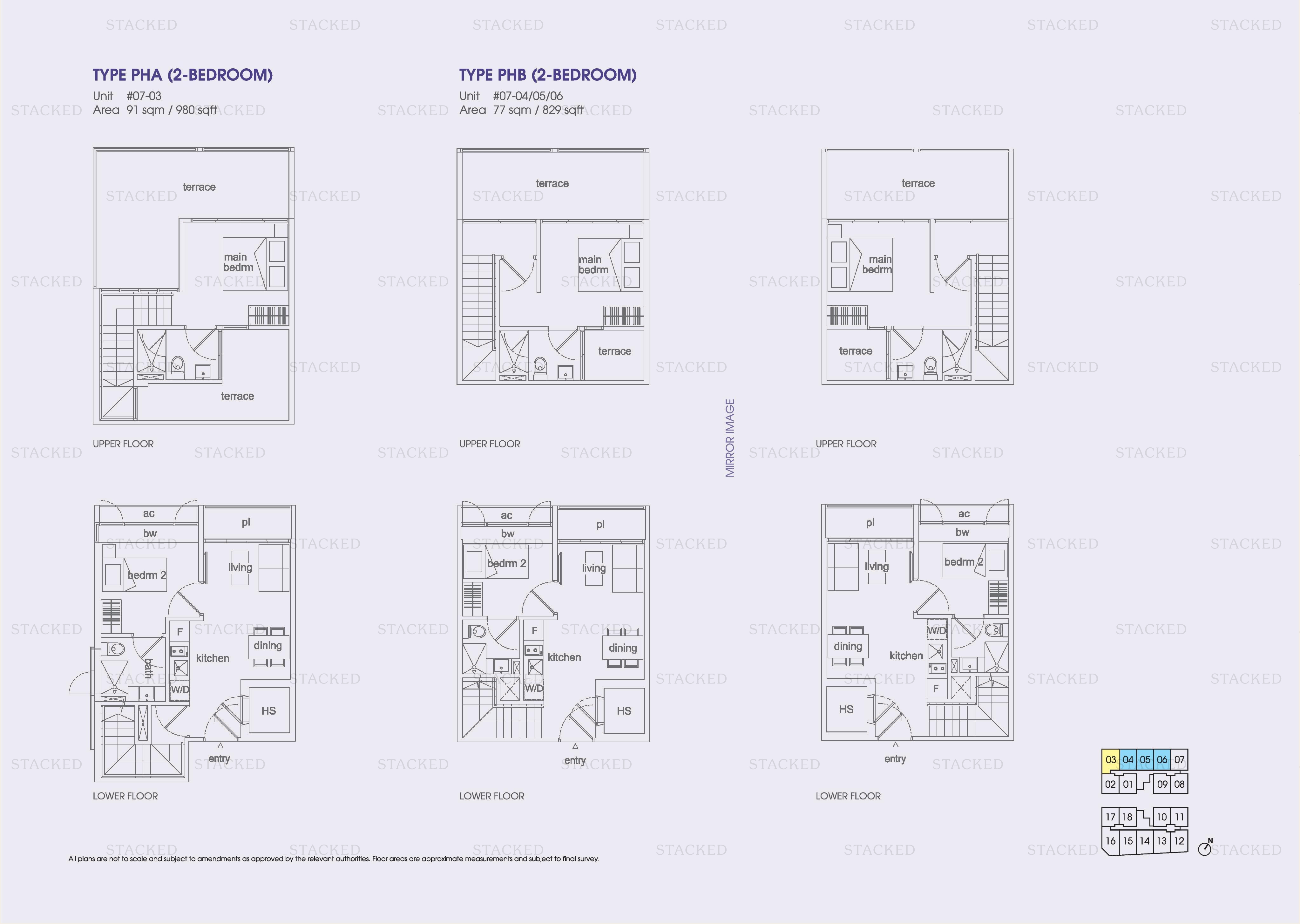Stacked homes - Rv Edge Singapore Condo Floor Plans, Images And ...