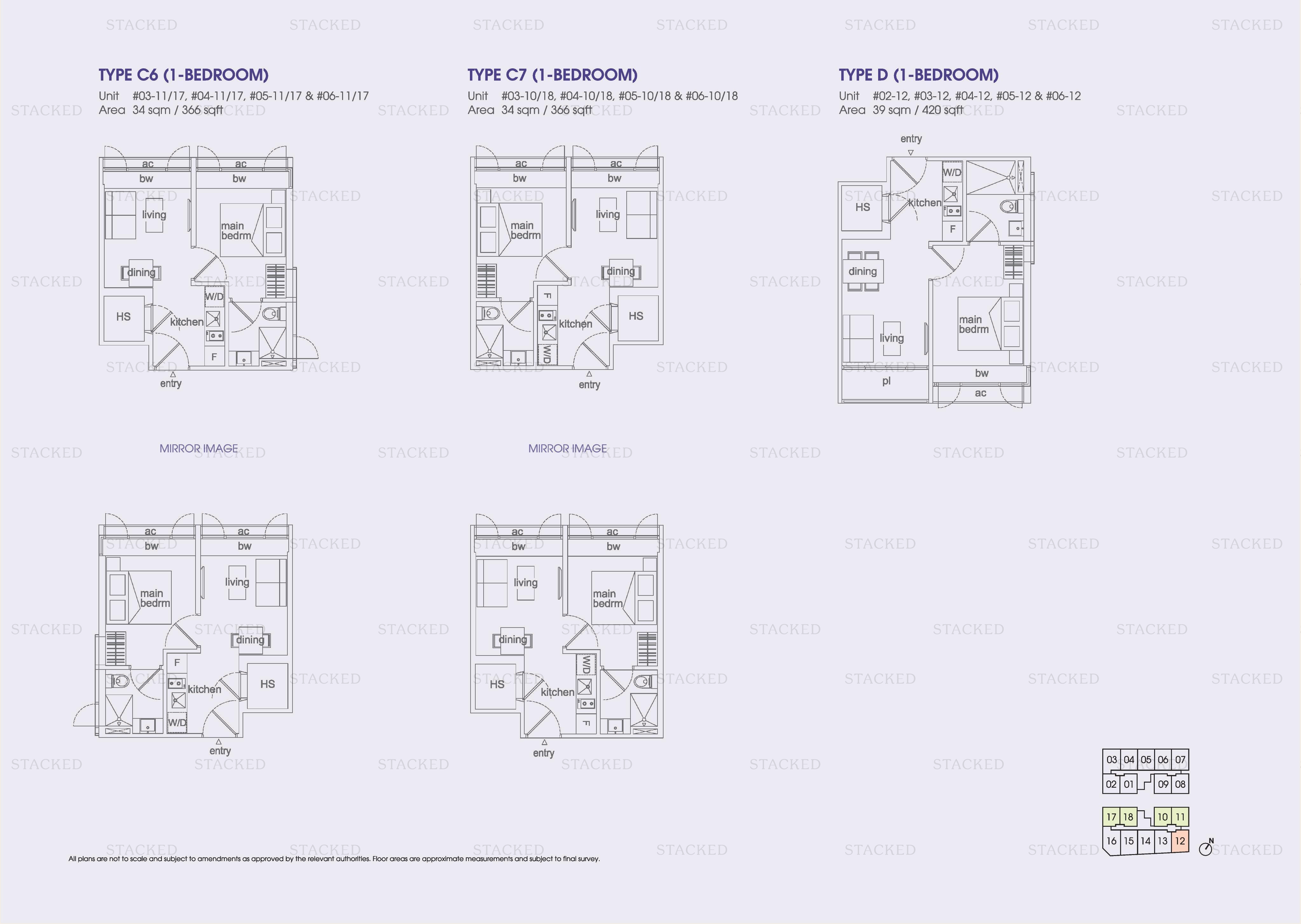 Stacked homes - Rv Edge Singapore Condo Floor Plans, Images And ...
