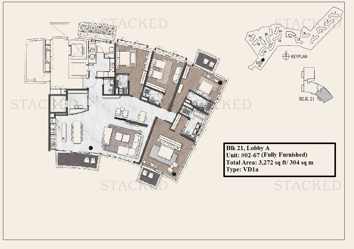 Stacked homes - Reflections At Keppel Bay Singapore Condo Floor Plans ...