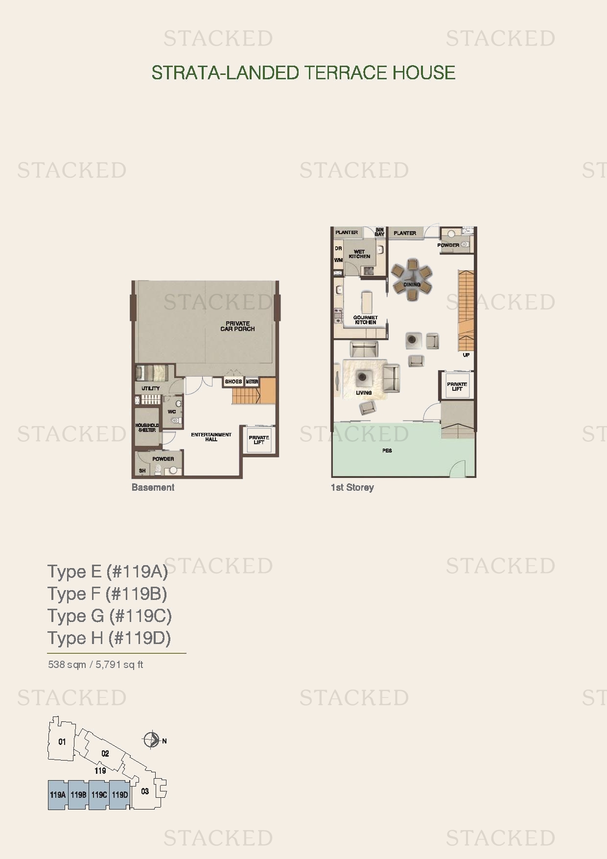 Stacked homes - Residences At Emerald Hill Singapore Condo Floor Plans ...