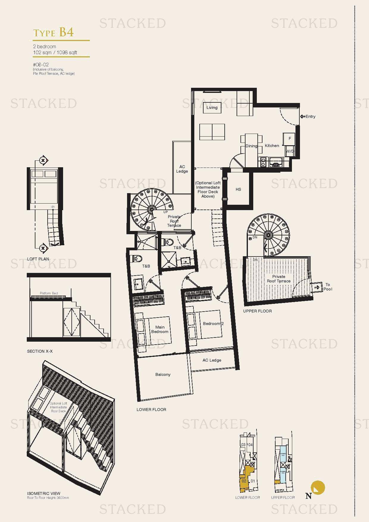 Stacked homes - Ritz @ Farrer Singapore Condo Floor Plans, Images And ...