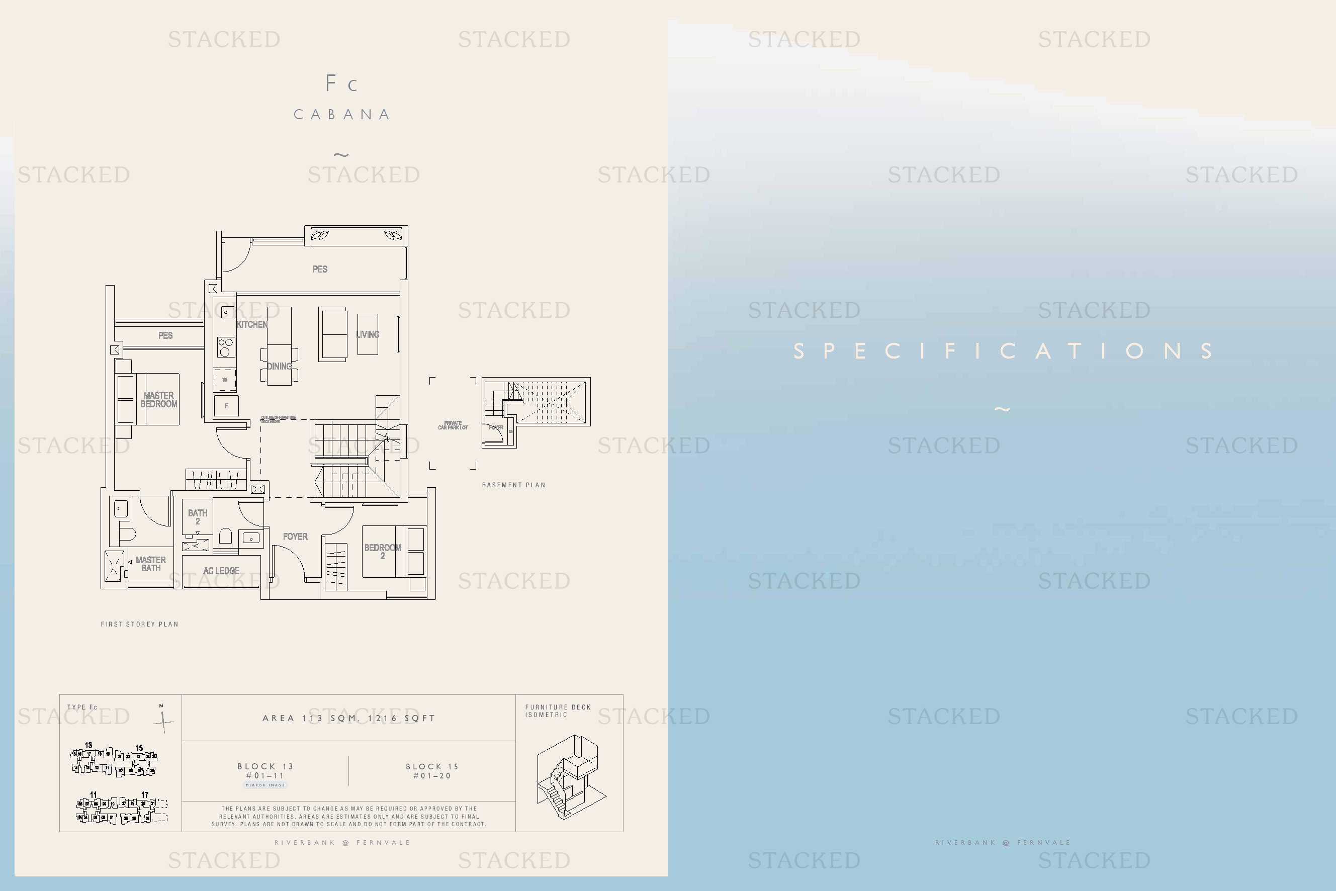 Stacked homes - Riverbank @ Fernvale Singapore Condo Floor Plans ...