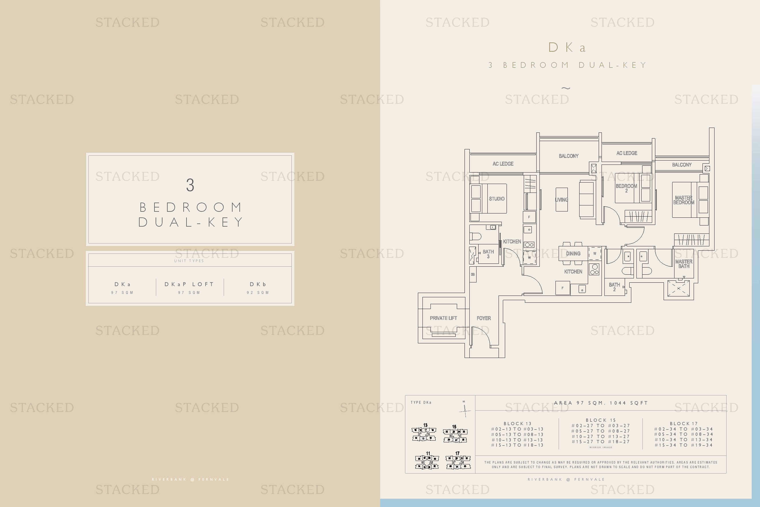 Stacked homes - Riverbank @ Fernvale Singapore Condo Floor Plans ...