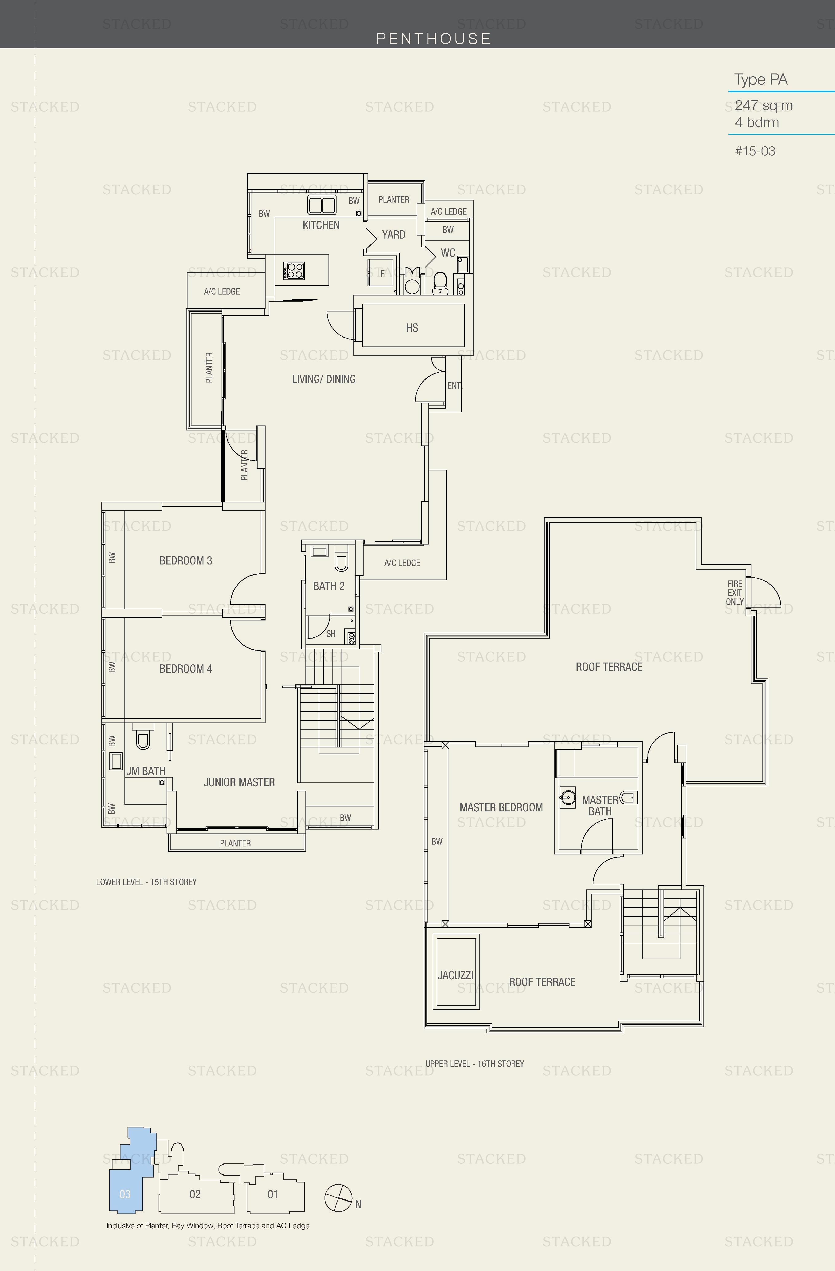 Stacked homes - Riverside Melodies Singapore Condo Floor Plans, Images ...