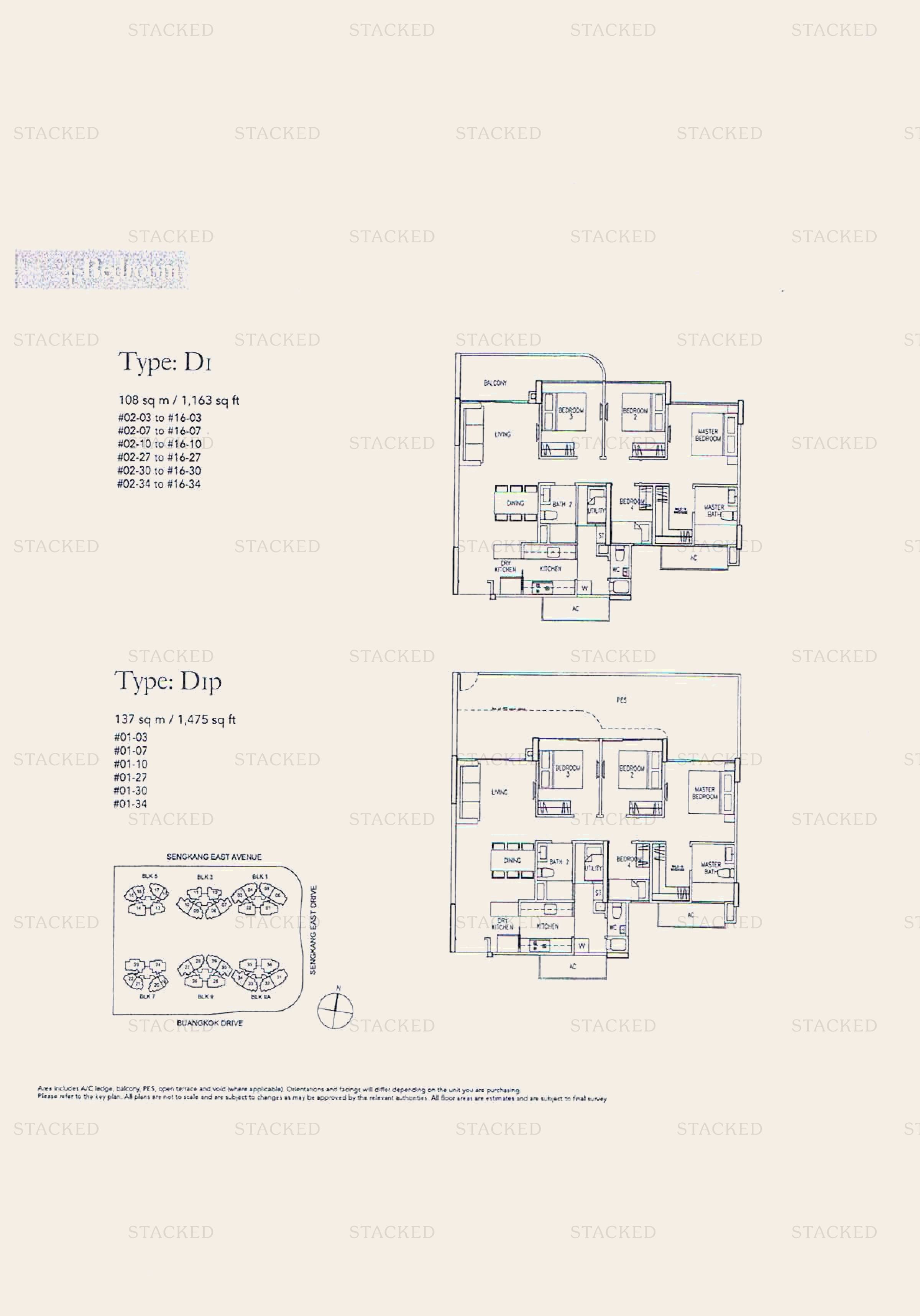 Stacked homes - Riversound Residence Singapore Condo Floor Plans ...