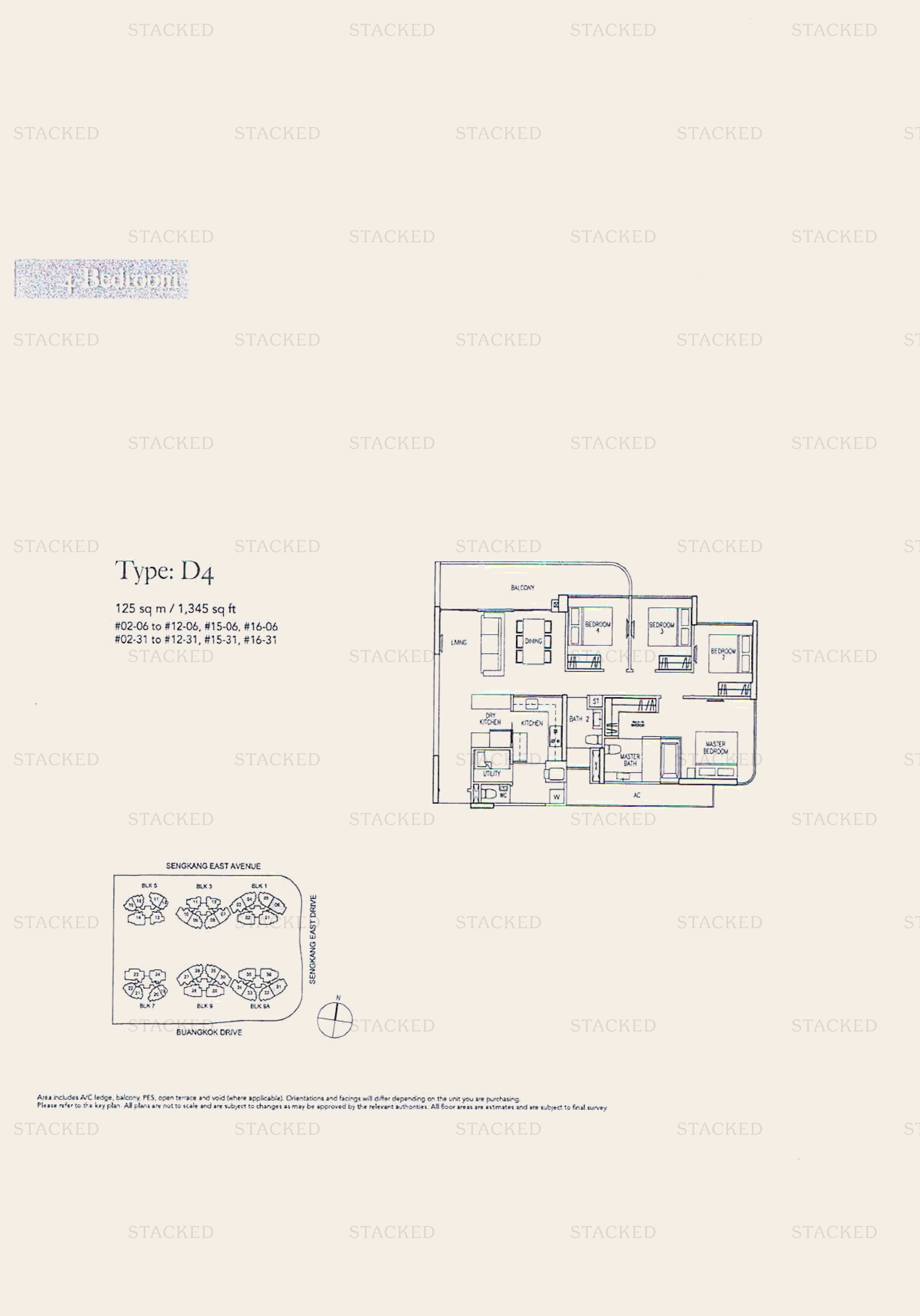 Stacked homes - Riversound Residence Singapore Condo Floor Plans ...