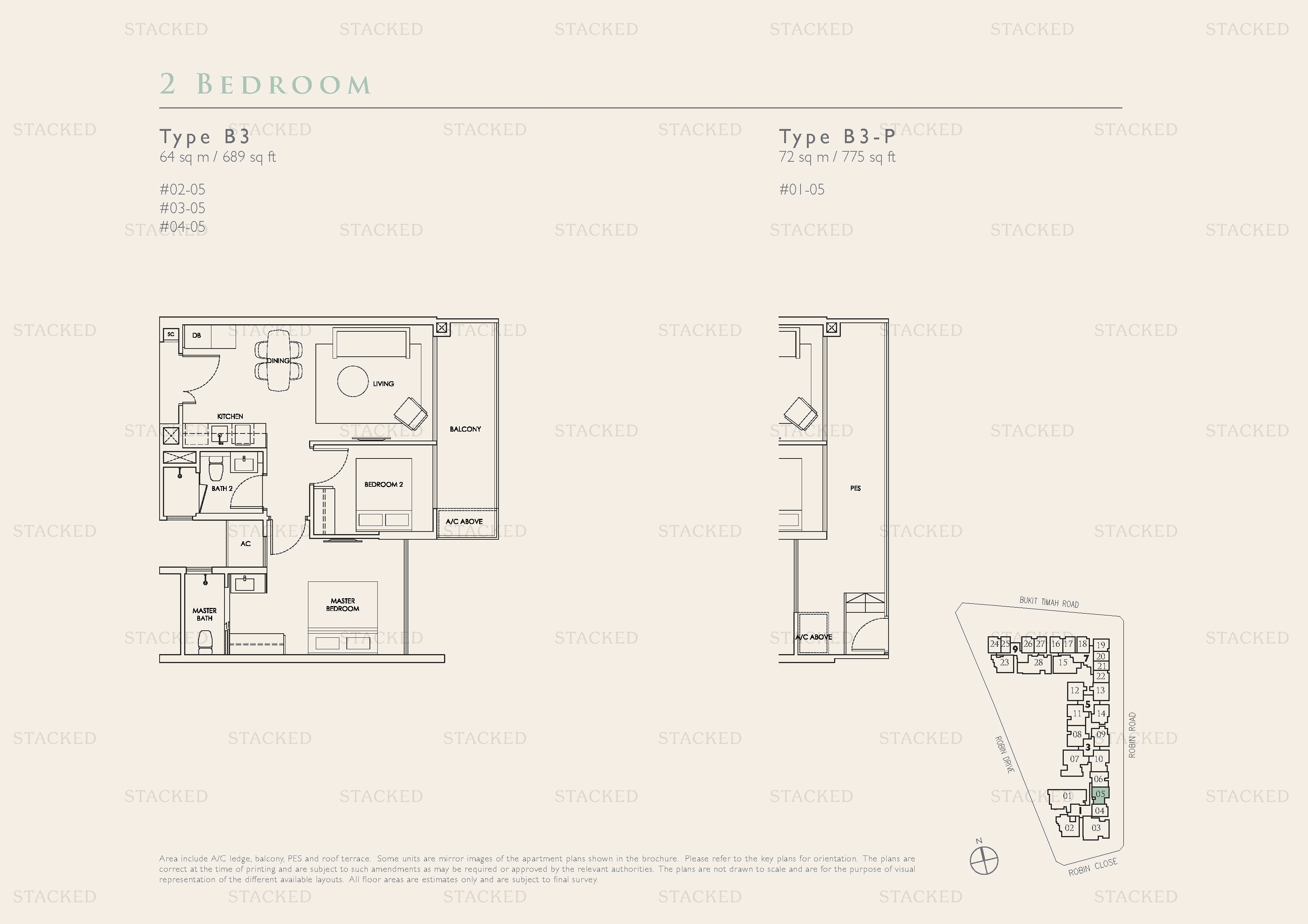 Stacked homes - Robin Residences Singapore Condo Floor Plans, Images ...