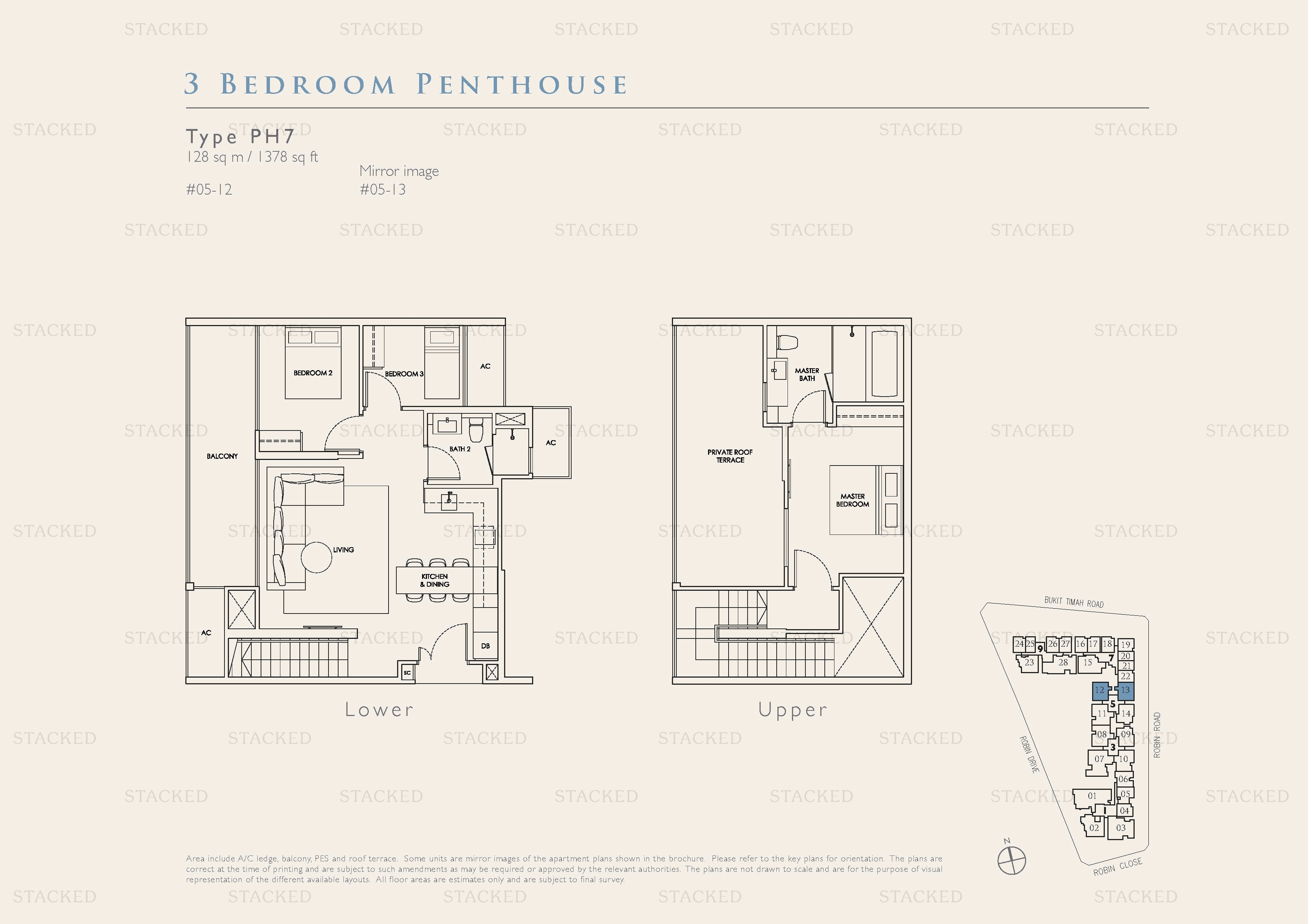 Stacked homes - Robin Residences Singapore Condo Floor Plans, Images ...