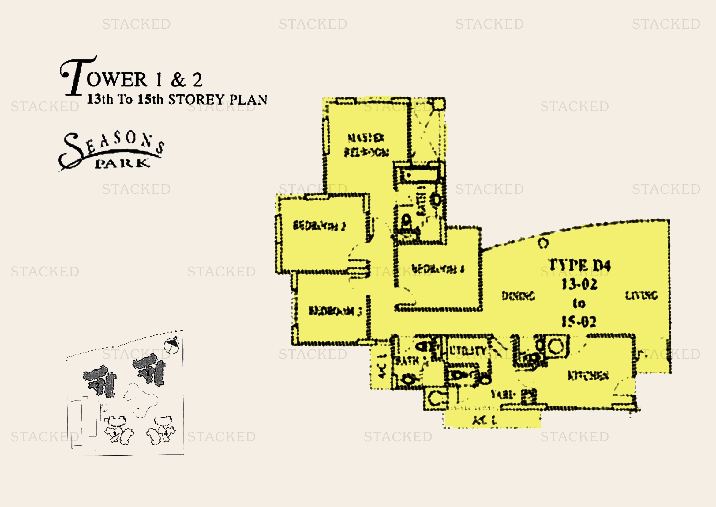 Stacked homes - Seasons Park Singapore Condo Floor Plans, Images And ...