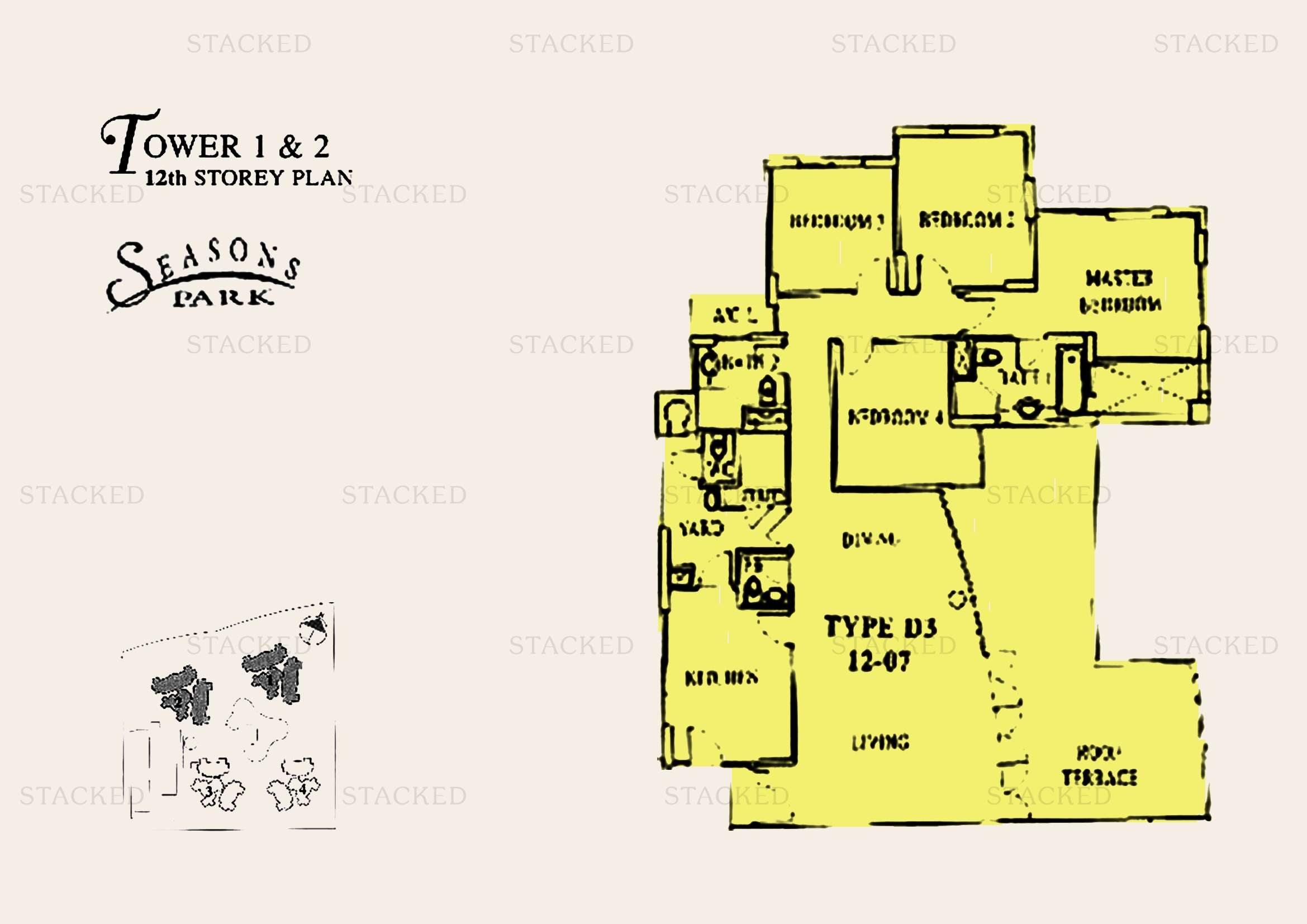 Stacked homes - Seasons Park Singapore Condo Floor Plans, Images And ...