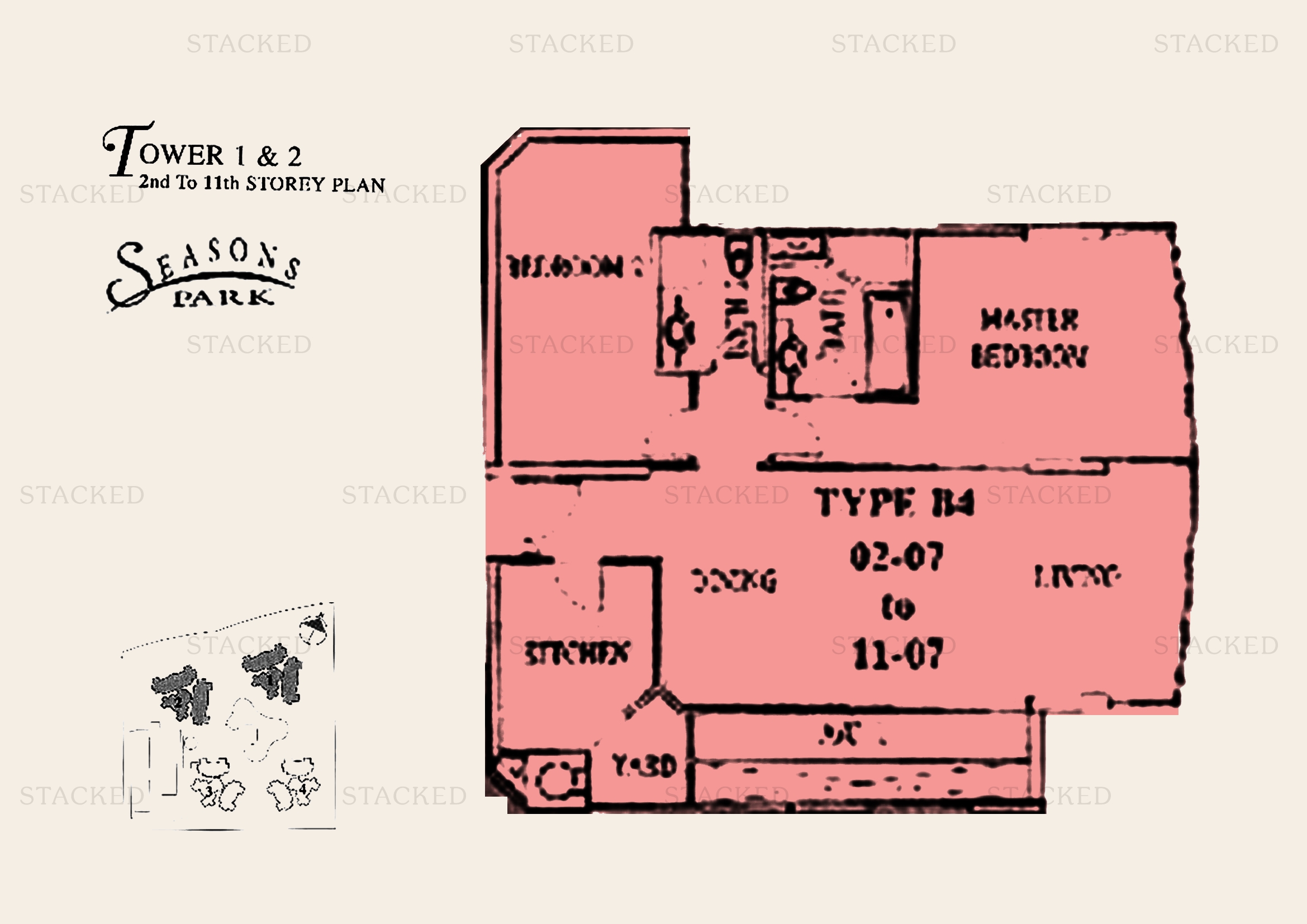 Stacked homes - Seasons Park Singapore Condo Floor Plans, Images And ...
