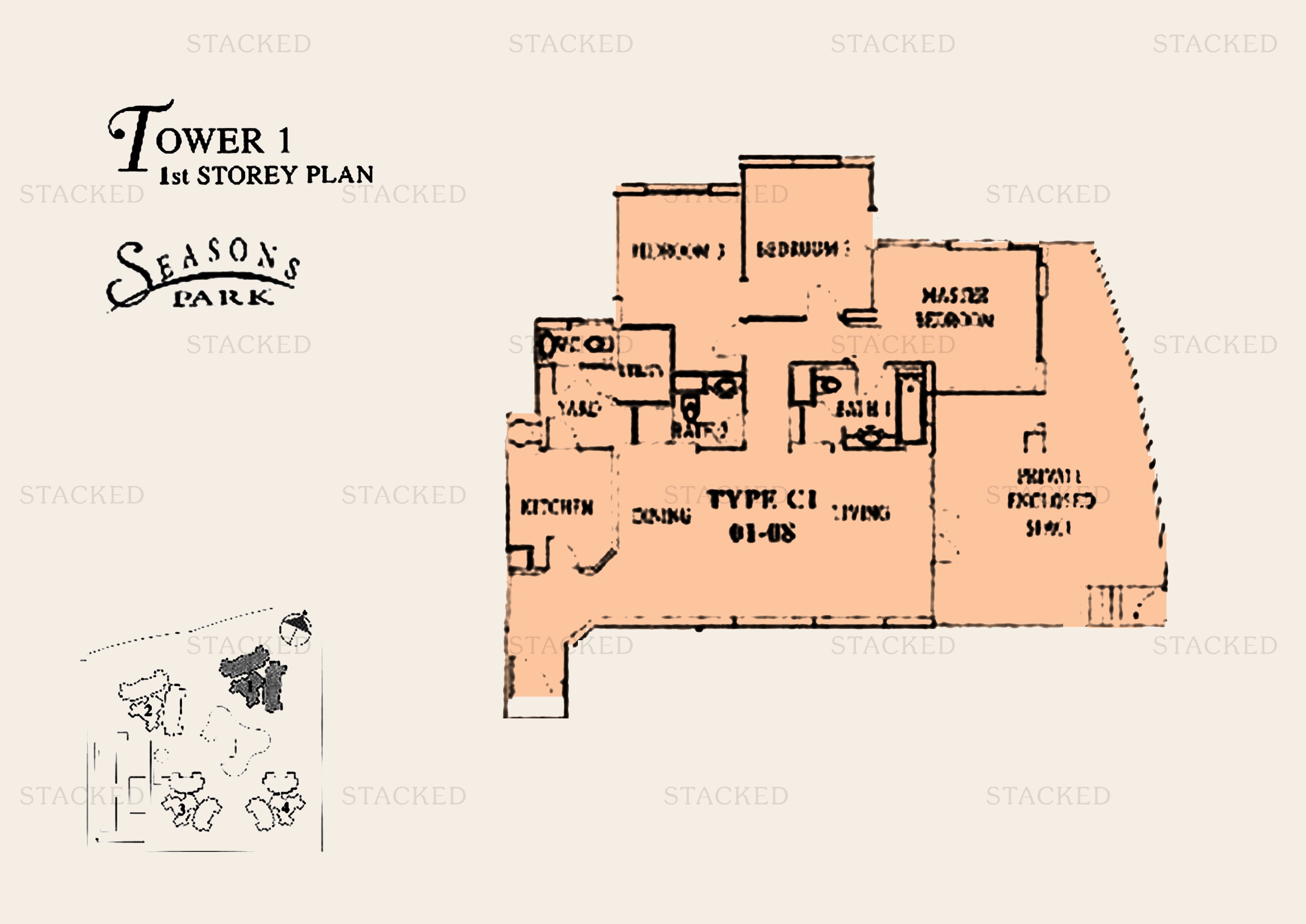 Stacked homes - Seasons Park Singapore Condo Floor Plans, Images And ...