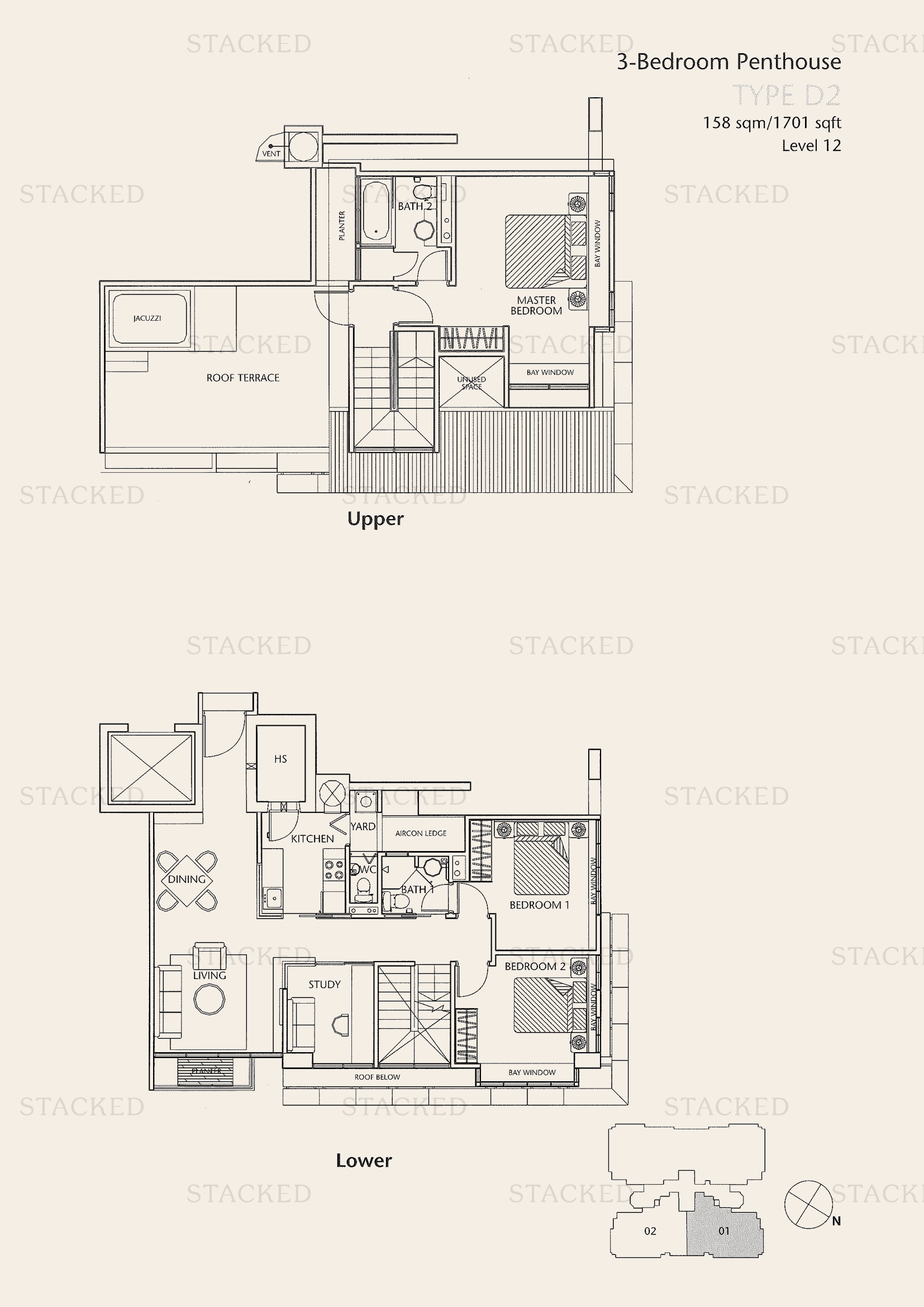 Stacked homes - Shanghai One Singapore Condo Floor Plans, Images And ...