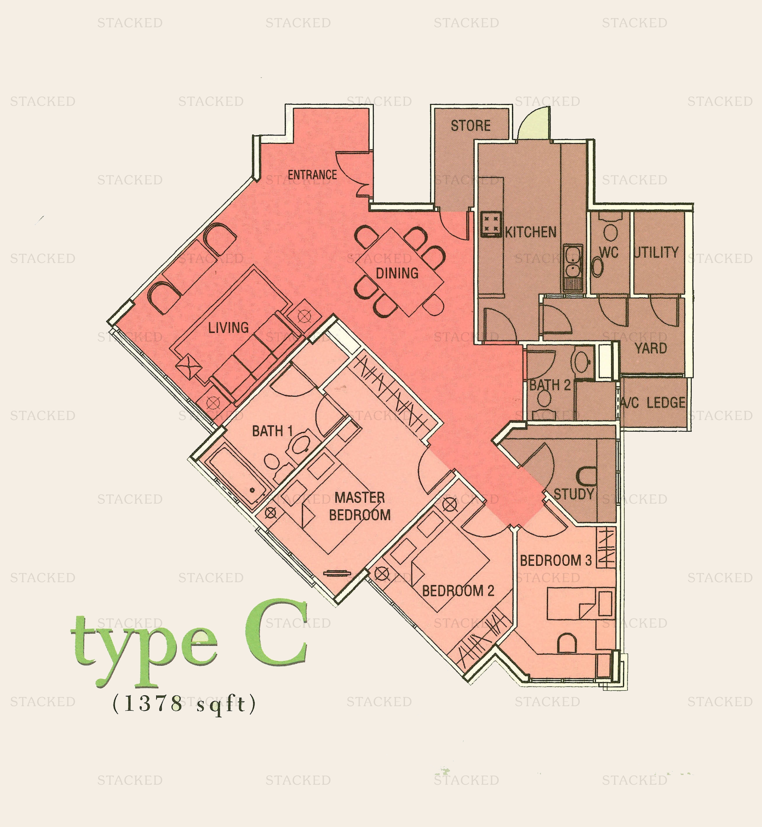 Stacked homes - Simei Green Condominium Singapore Condo Floor Plans ...