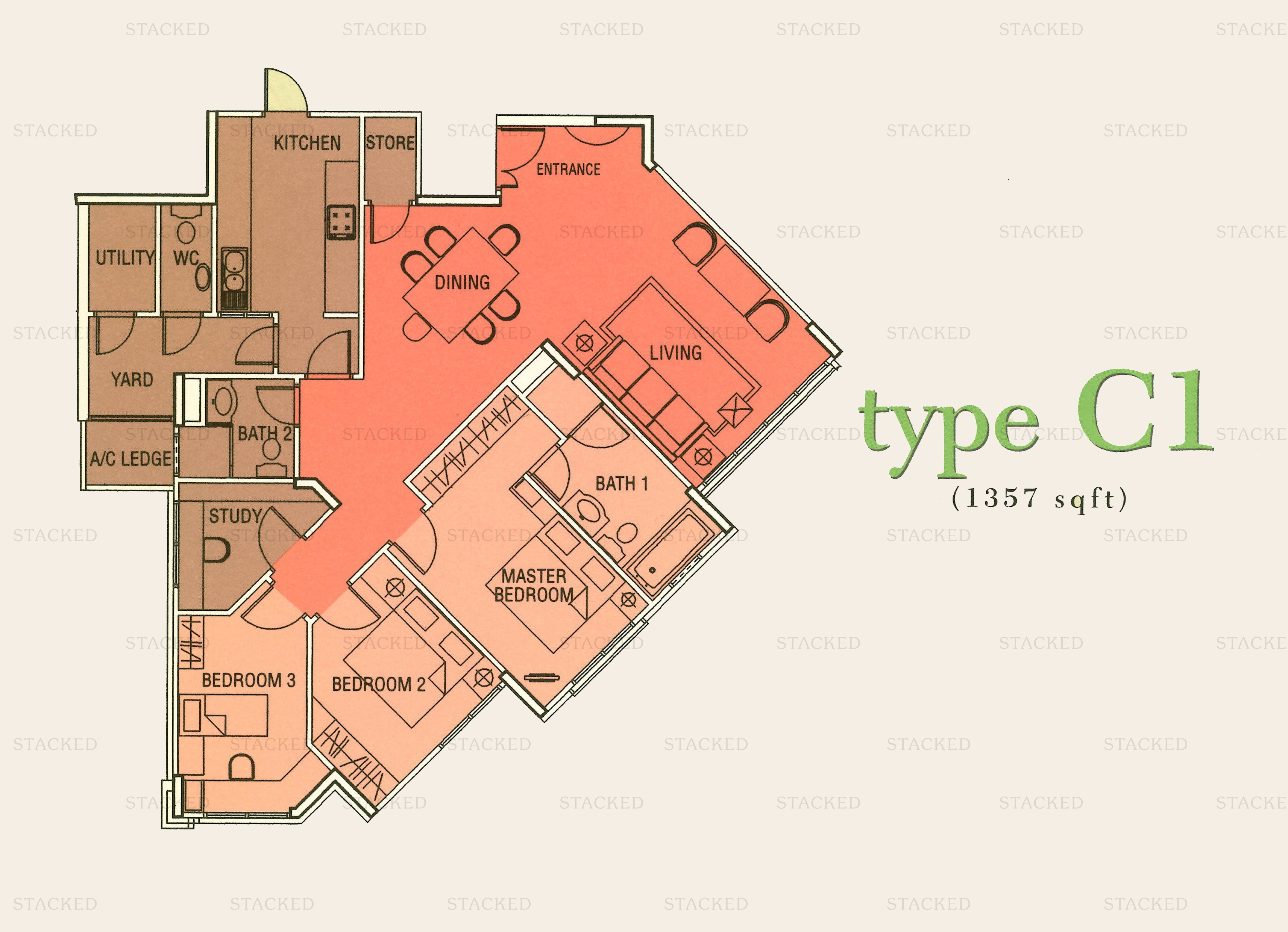 Stacked homes - Simei Green Condominium Singapore Condo Floor Plans ...