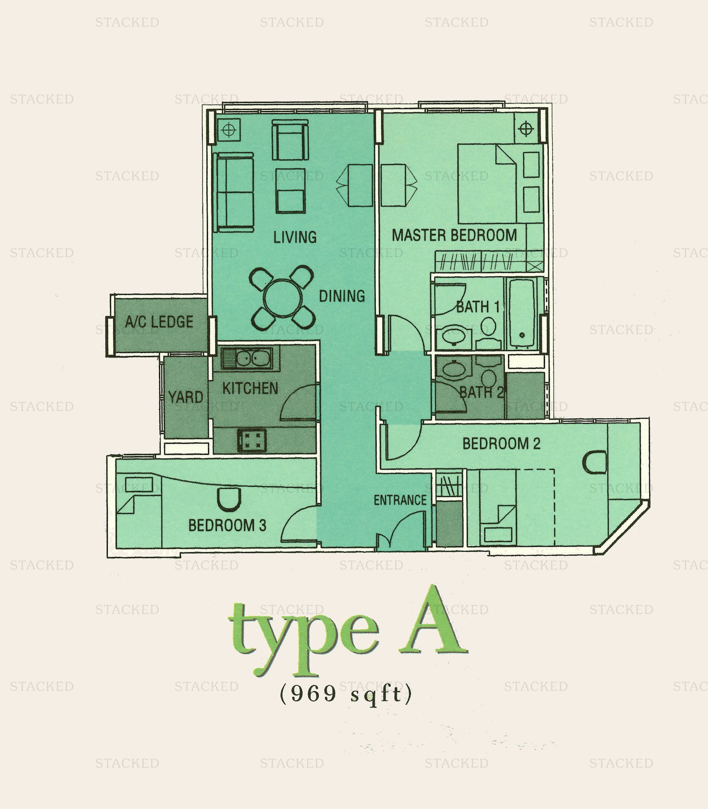 Stacked homes - Simei Green Condominium Singapore Condo Floor Plans ...