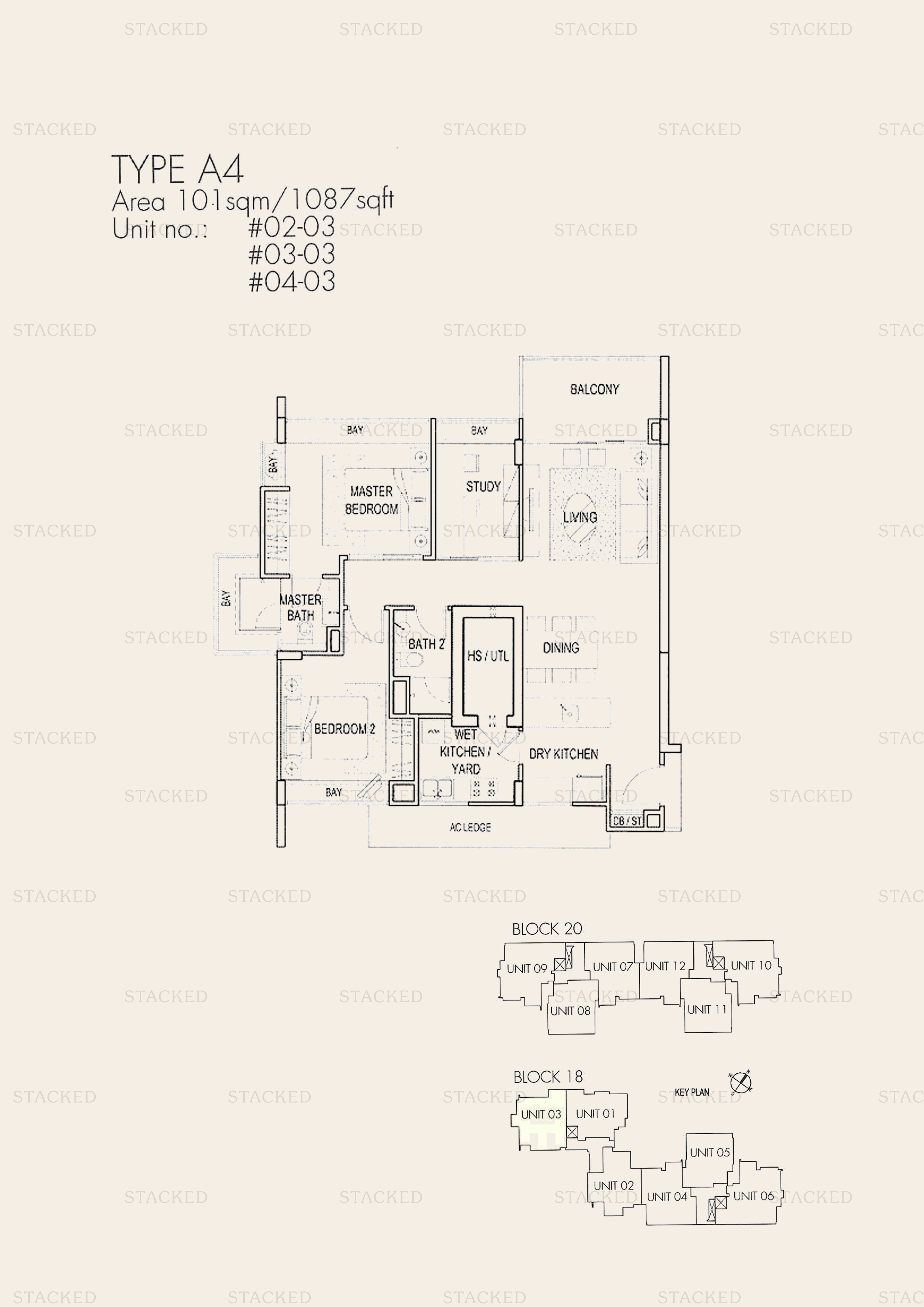 Stacked homes - Spring @ Katong Singapore Condo Floor Plans, Images And ...