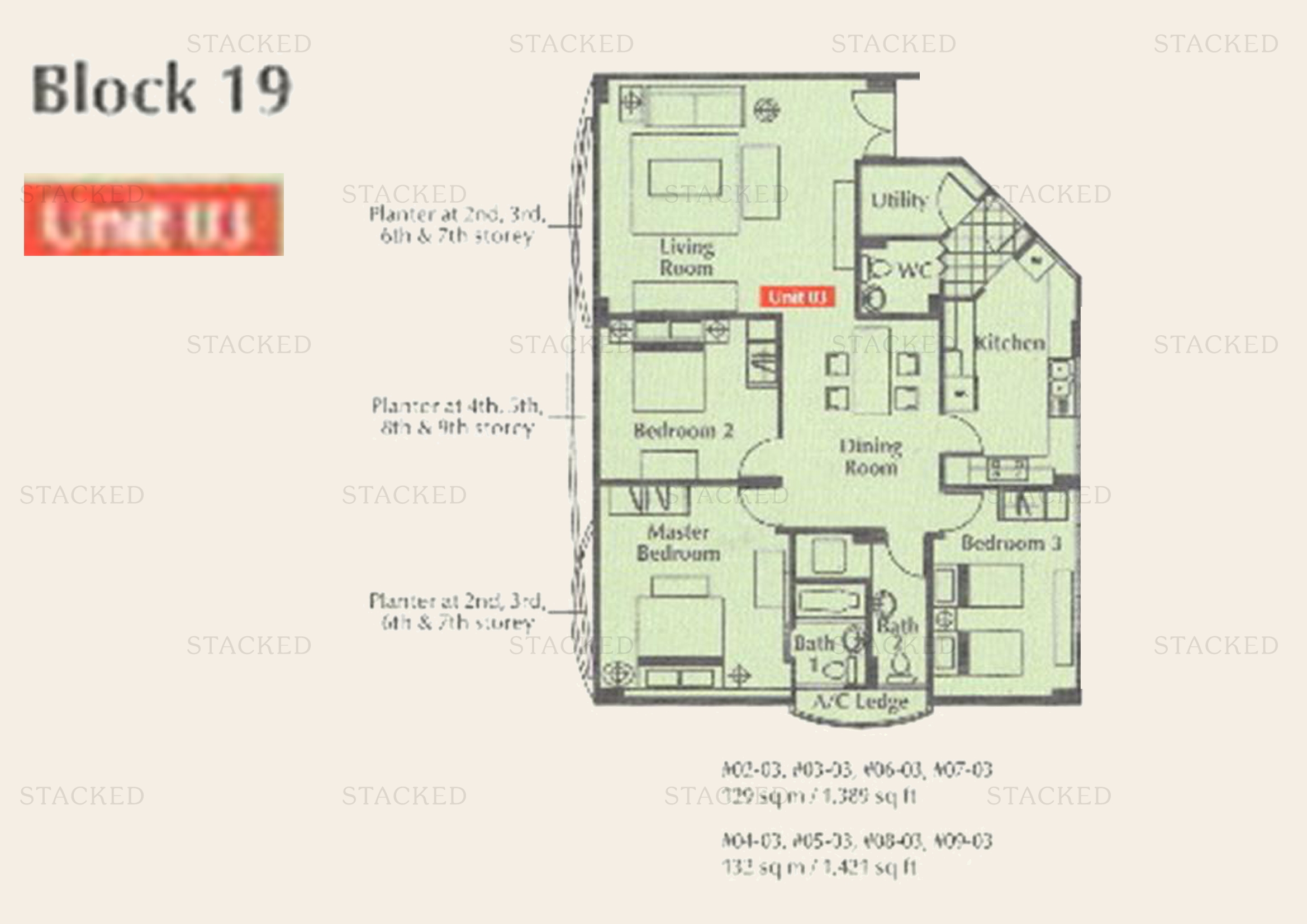 Stacked homes - St Michael's Condominium Singapore Condo Floor Plans ...