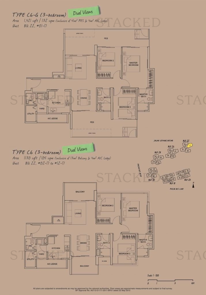 Stacked homes - Sea Esta Singapore Condo Floor Plans, Images And ...