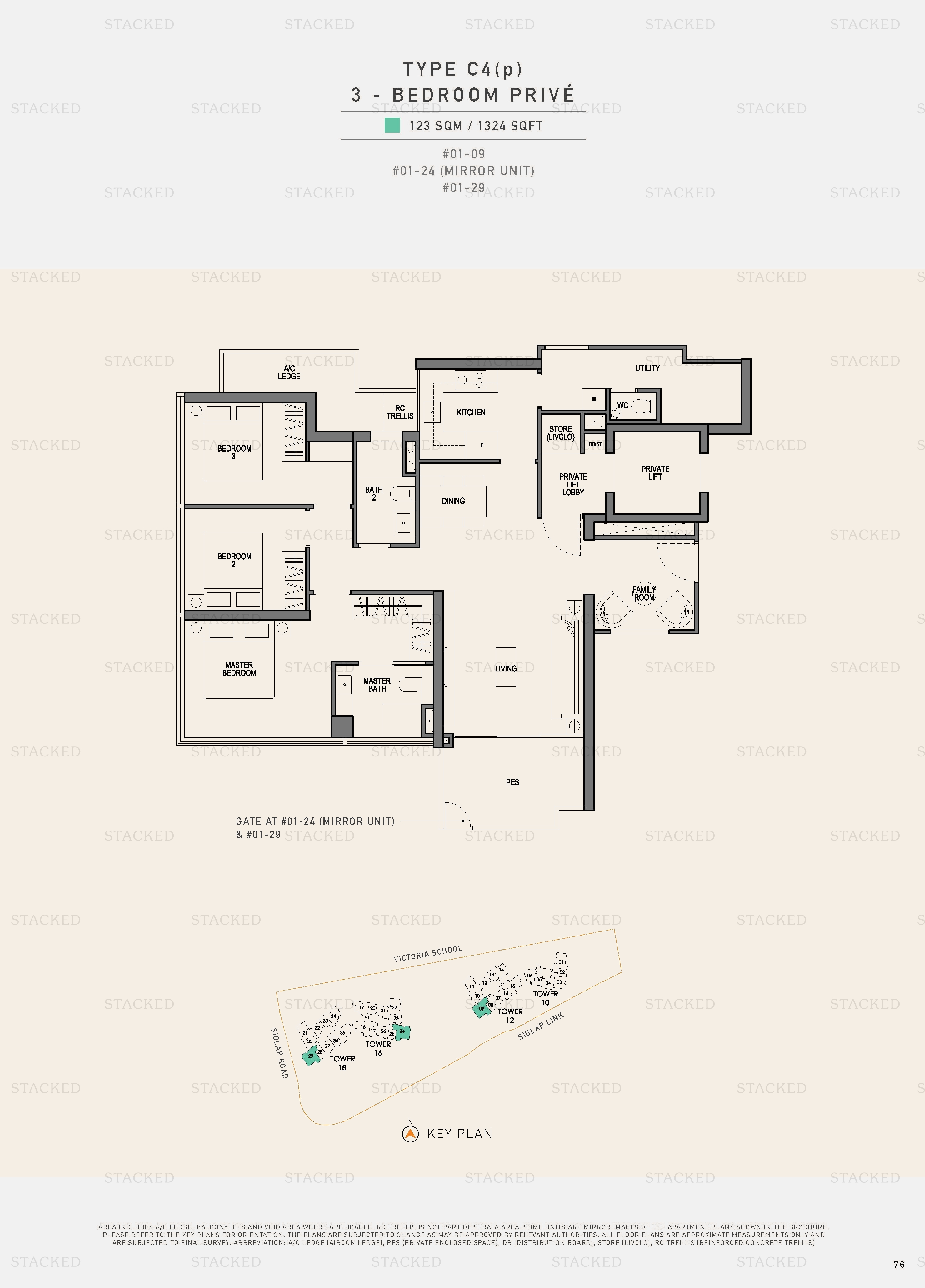 Stacked homes - Seaside Residences Singapore Condo Floor Plans, Images ...